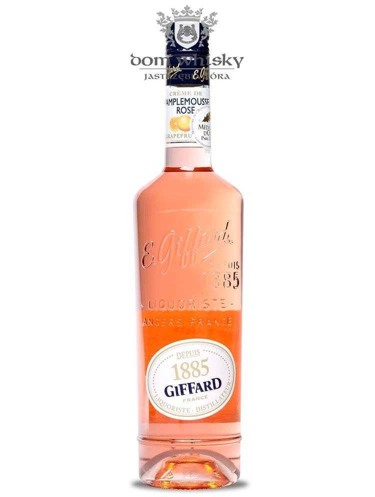 Giffard Crème de Pamplemousse Rose (Różowy grapefruit) likier barmański ...