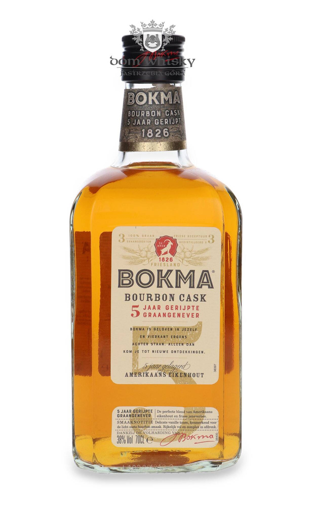 Bokma Oude Genever Gin 5-letni Bourbon Cask / 38% / 0,7l | Dom Whisky