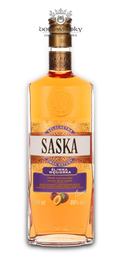 Nalewka Saska Śliwka Węgierka / 28% / 0,5l | Dom Whisky
