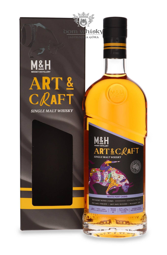 M&H Art & Craft White Port Casks / 53,6%/ 0,7l | Dom Whisky