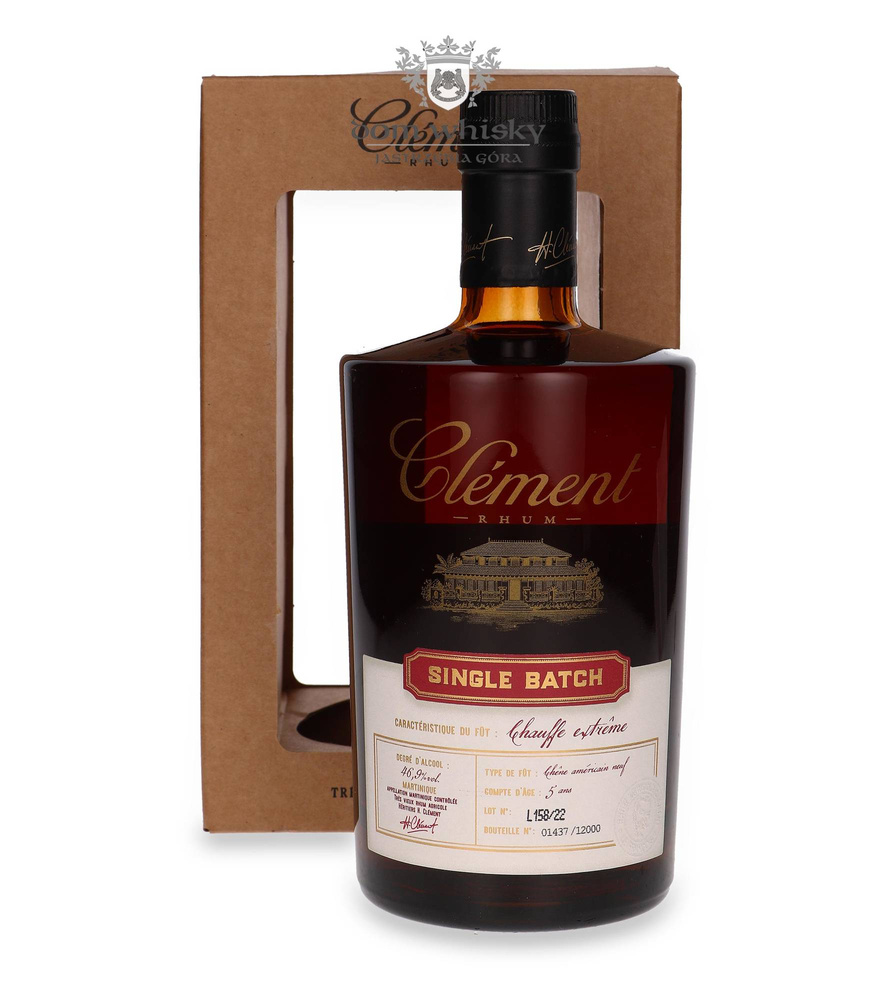 Clement Rum Tres Vieux Agricole, Single Batch, Chauffe Extreme / 46,9% ...