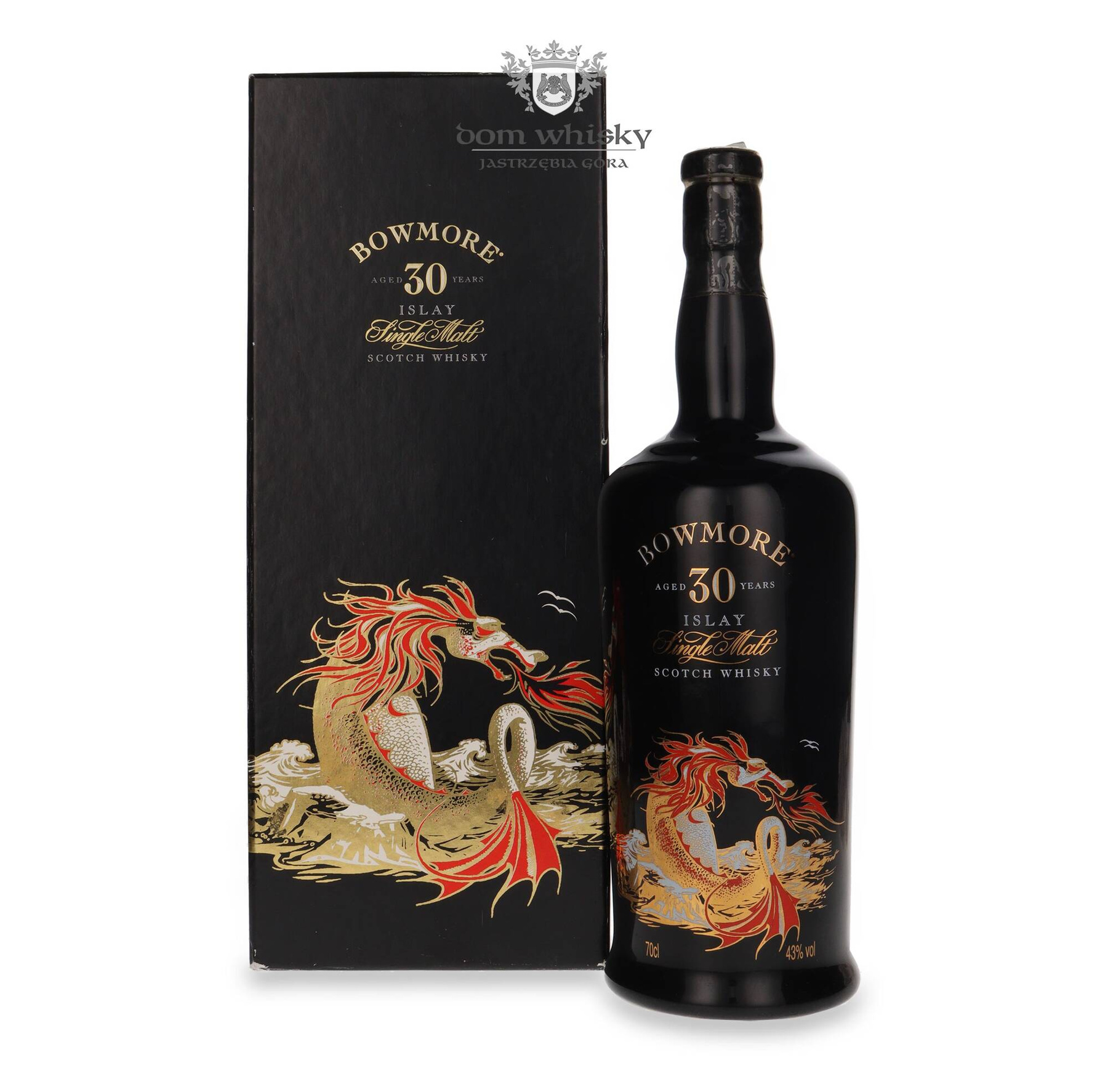 Bowmore 30 Year Old Sea Dragon Ceramic 43% 0.7l - Islay Whisky