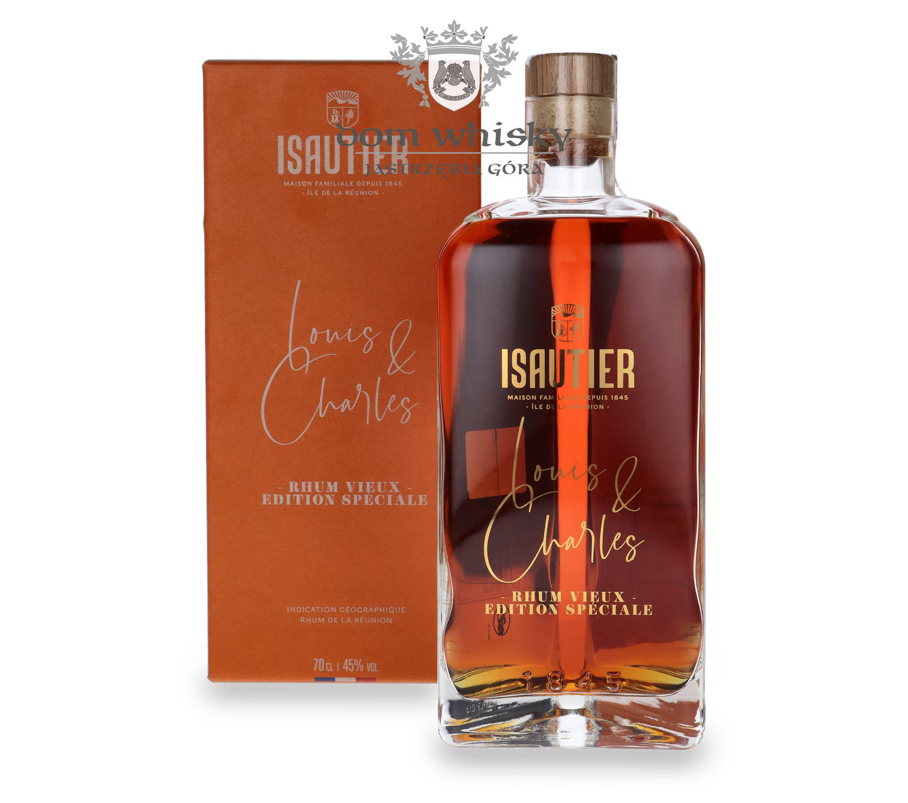 Isautier Louis & Charles Rhum Vieux 45% 0.7l Speciale Edition