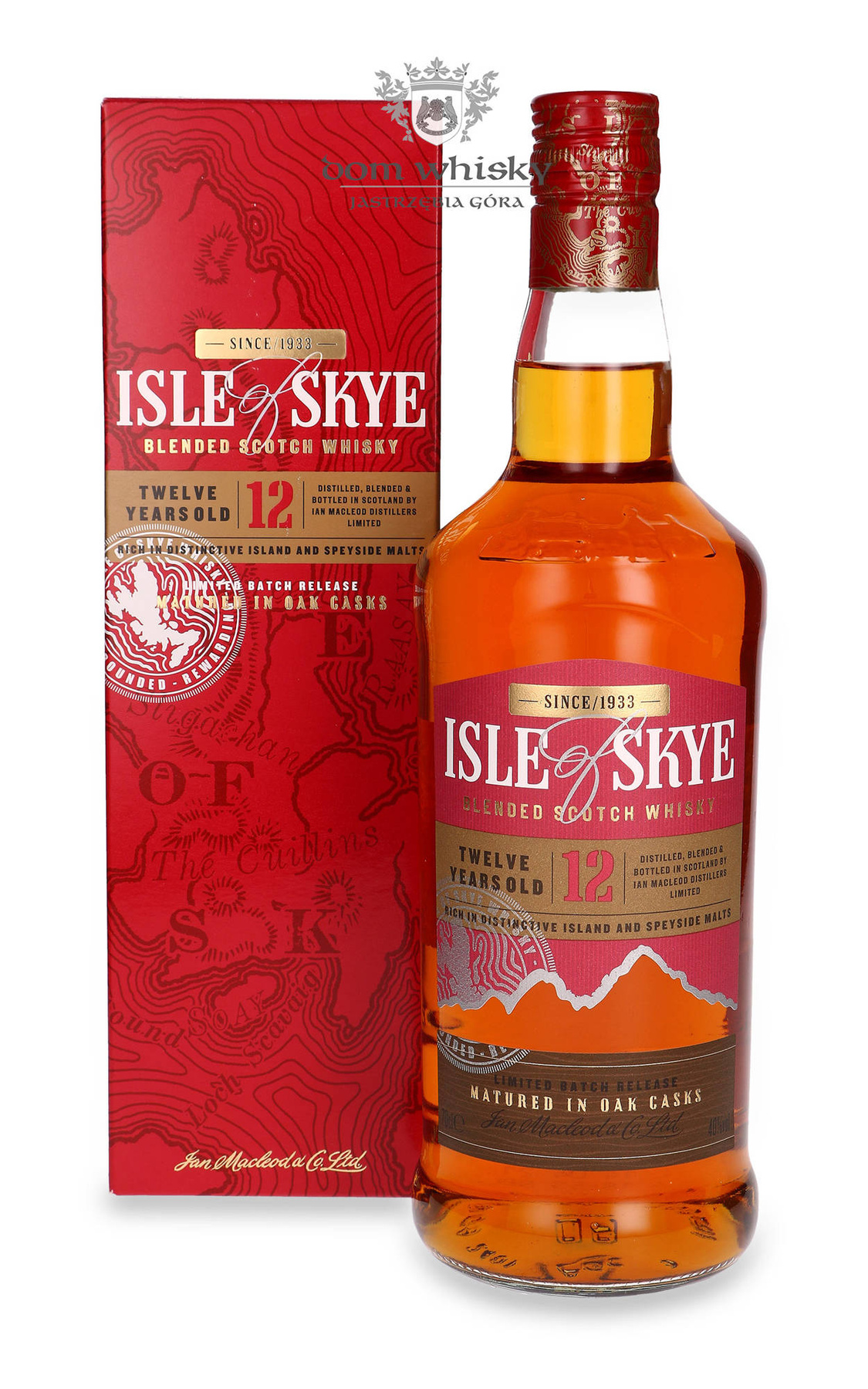 Isle of Skye 12 Year Old Blended Scotch Whisky 40% 0.7l Scotland