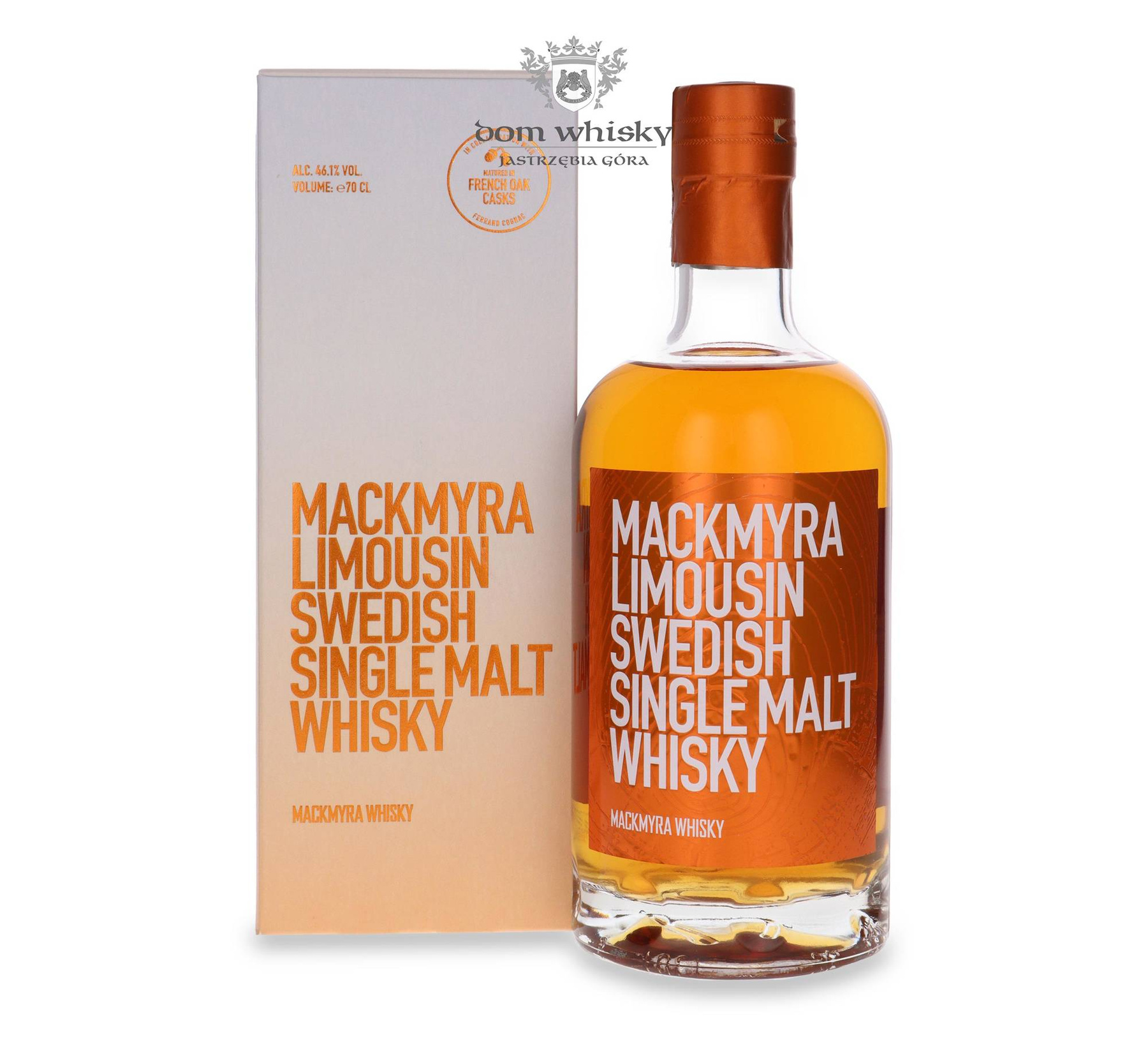 Mackmyra Limousin French Oak 46.1% 0.7l Single Malt Whisky