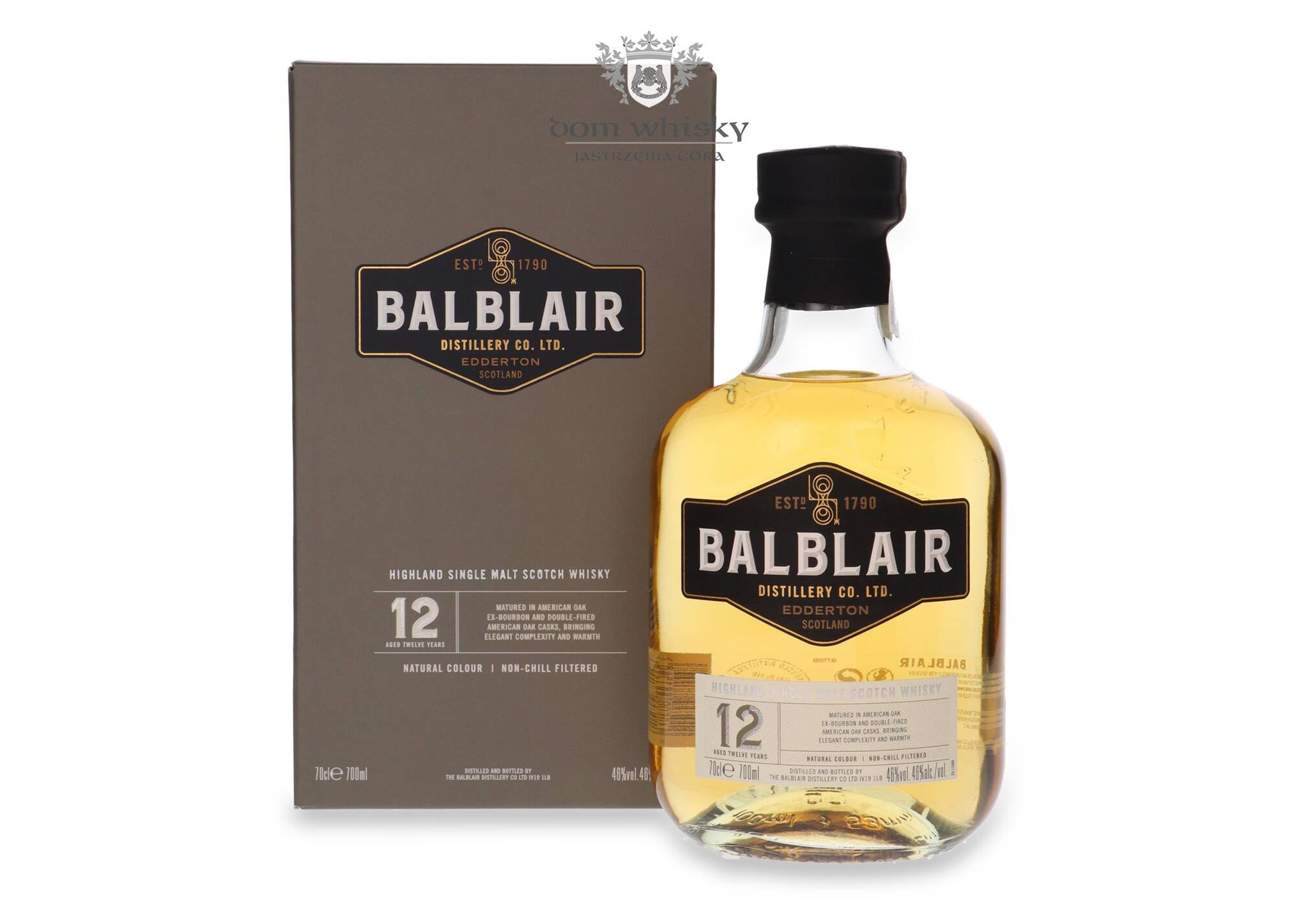 Balblair 12 Year Old 46% Single Malt Whisky Highlands 0.7l