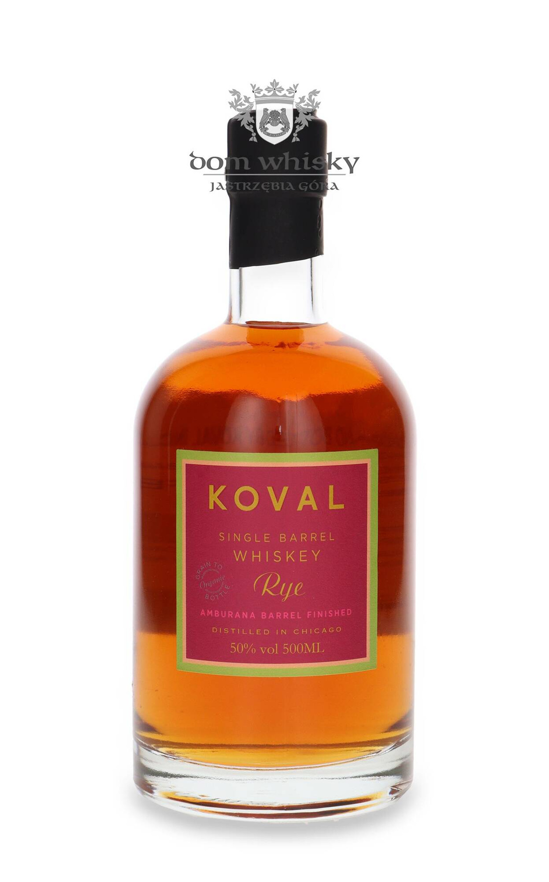 Koval Single Barrel Rye Amburana 50% 0.5l - USA Bourbon Whisky