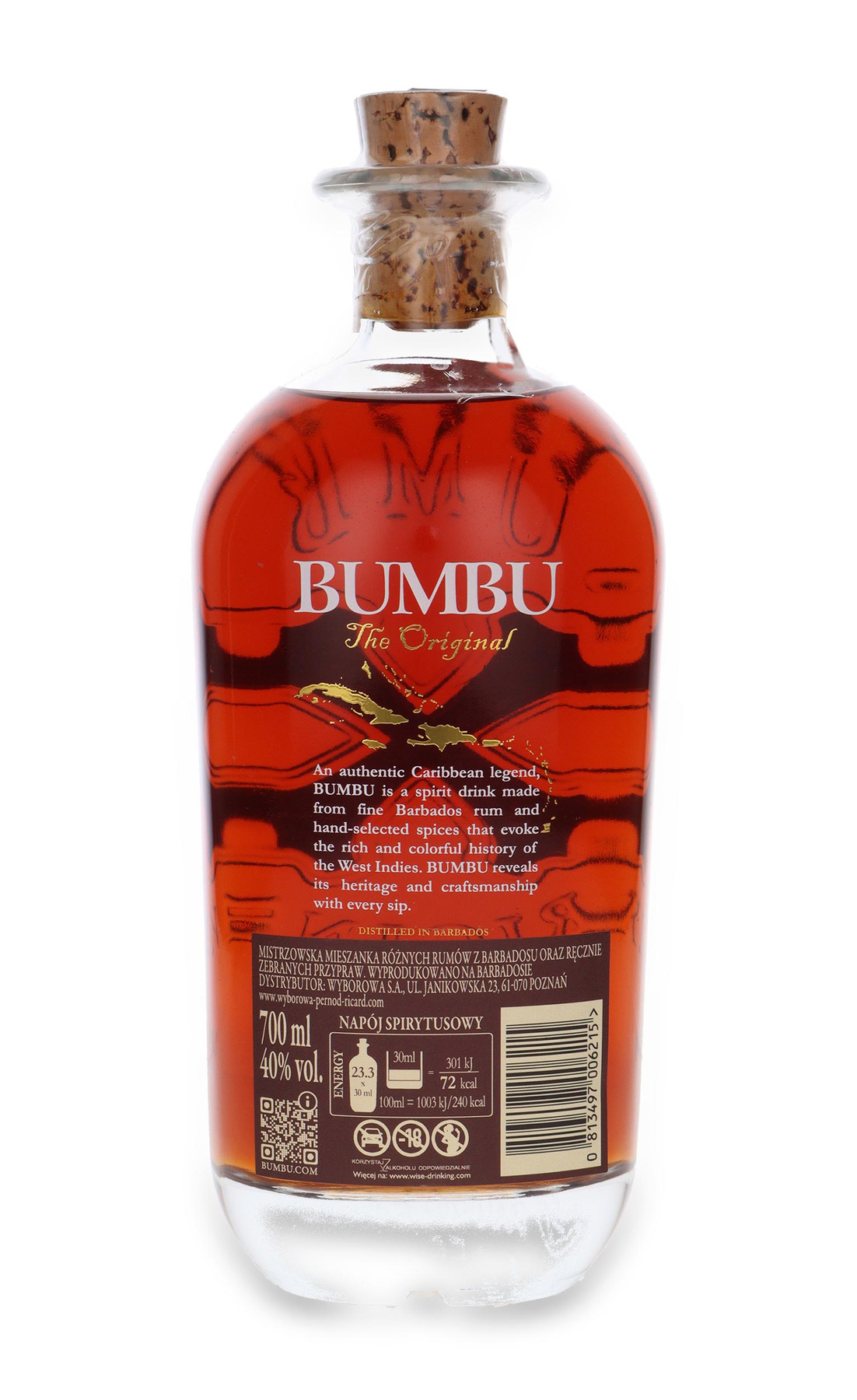 Bumbu Rum The Original / 40% / 0,7l | Dom Whisky