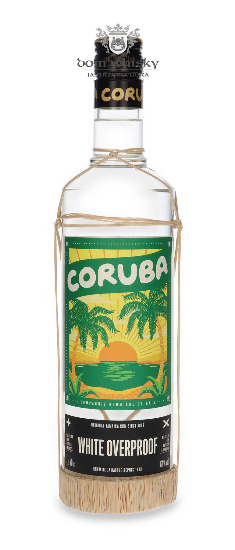 Coruba White Overproof Rum 64% 0.7l - Strong White Rum