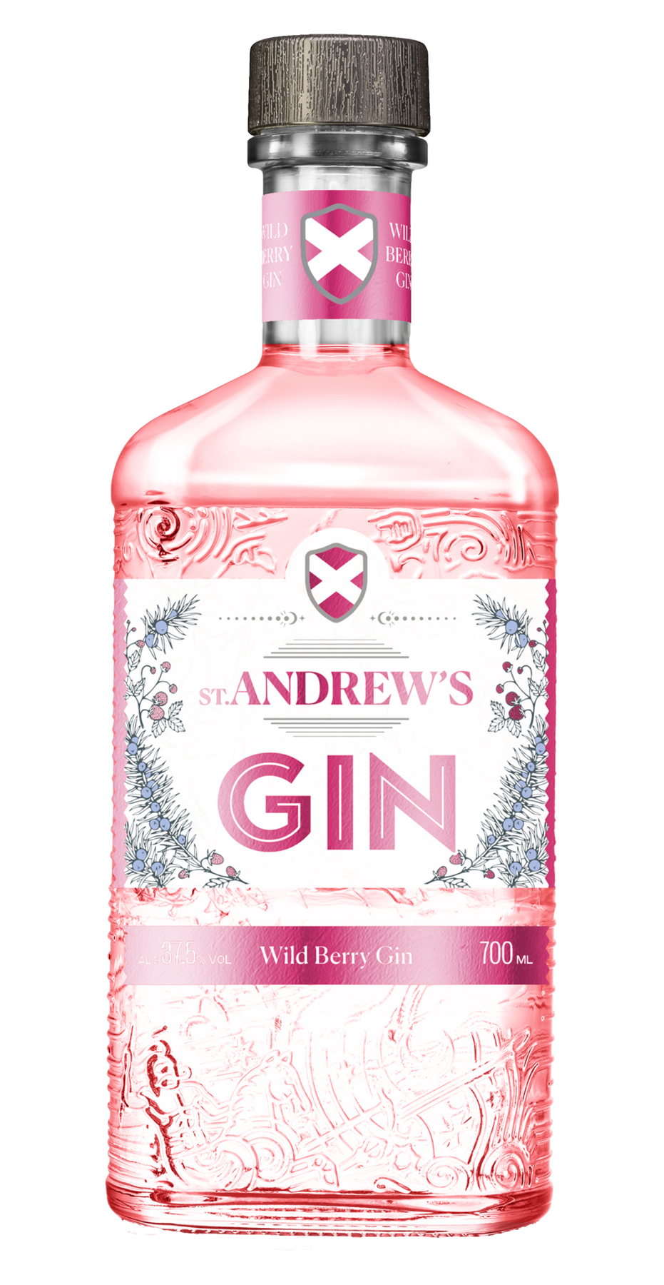 Gin St. Andrew's Wild Berry / 37,5%/ 0,7l | Dom Whisky
