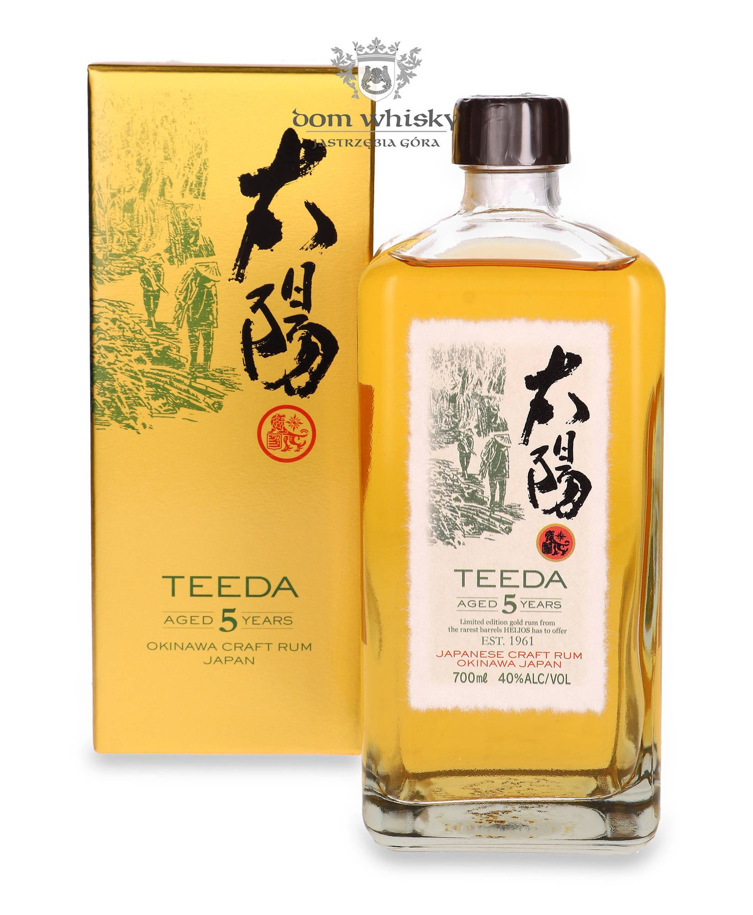 Teeda 5 Year Old Craft Japan Rum 40% 0.7l - Okinawa, Japan