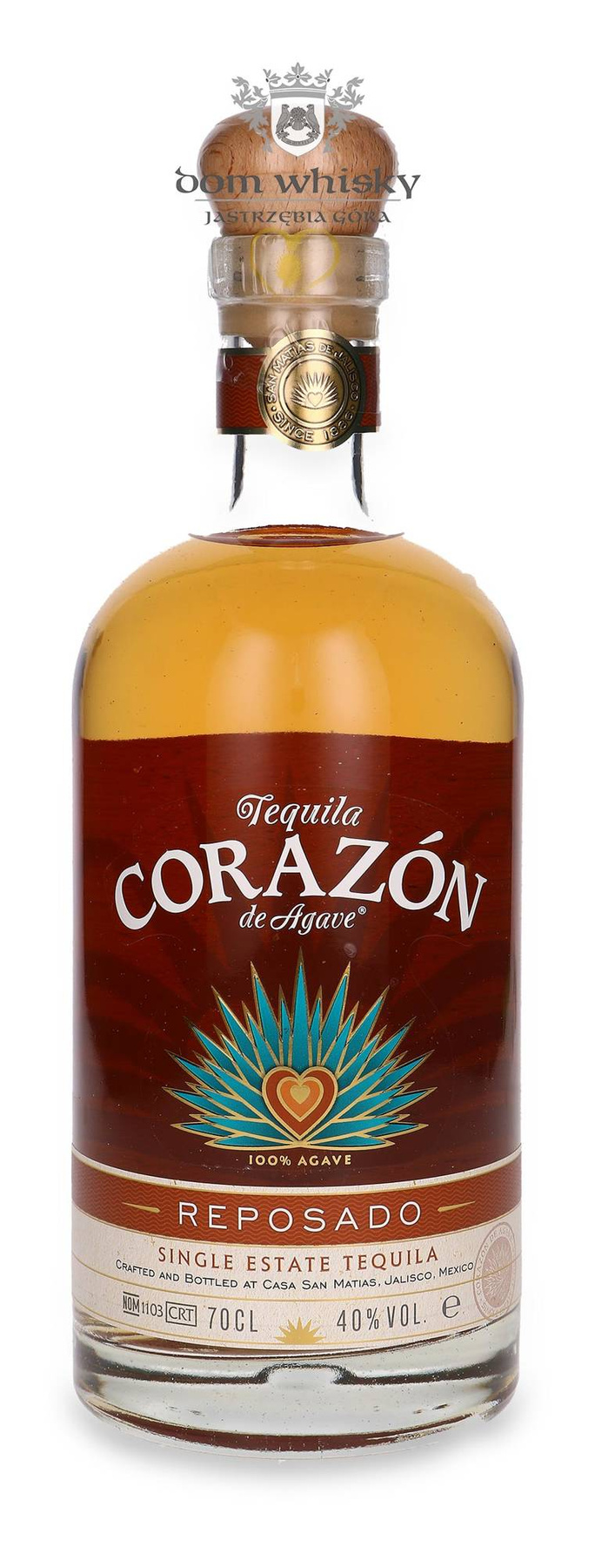 Tequila Corazón Reposado 100% Agave 40% 0,7l Tequila