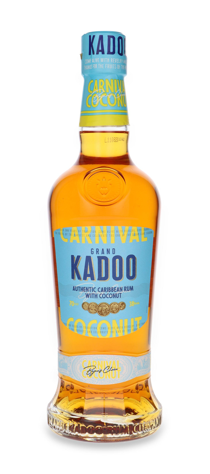 Grand Kadoo Coconut Rum 38% 0.7l - Kirker Greer Spirits