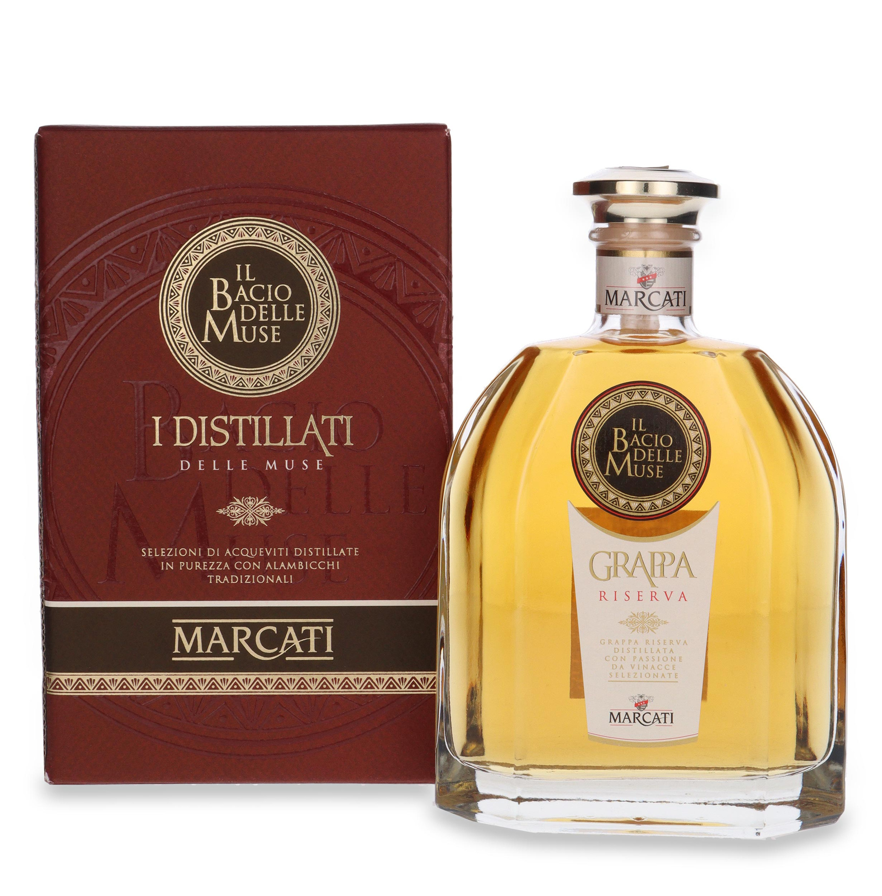 Marcati Grappa Riserva 40% 0.7l Carton | Grappa Liqueurs