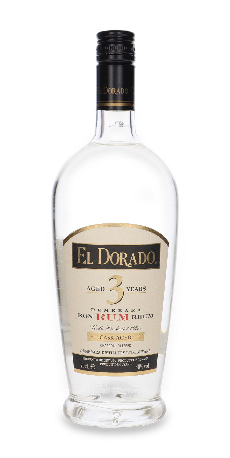 El Dorado Rum 3 Year Old 40% (Guyana) 0.7l Cask Aged