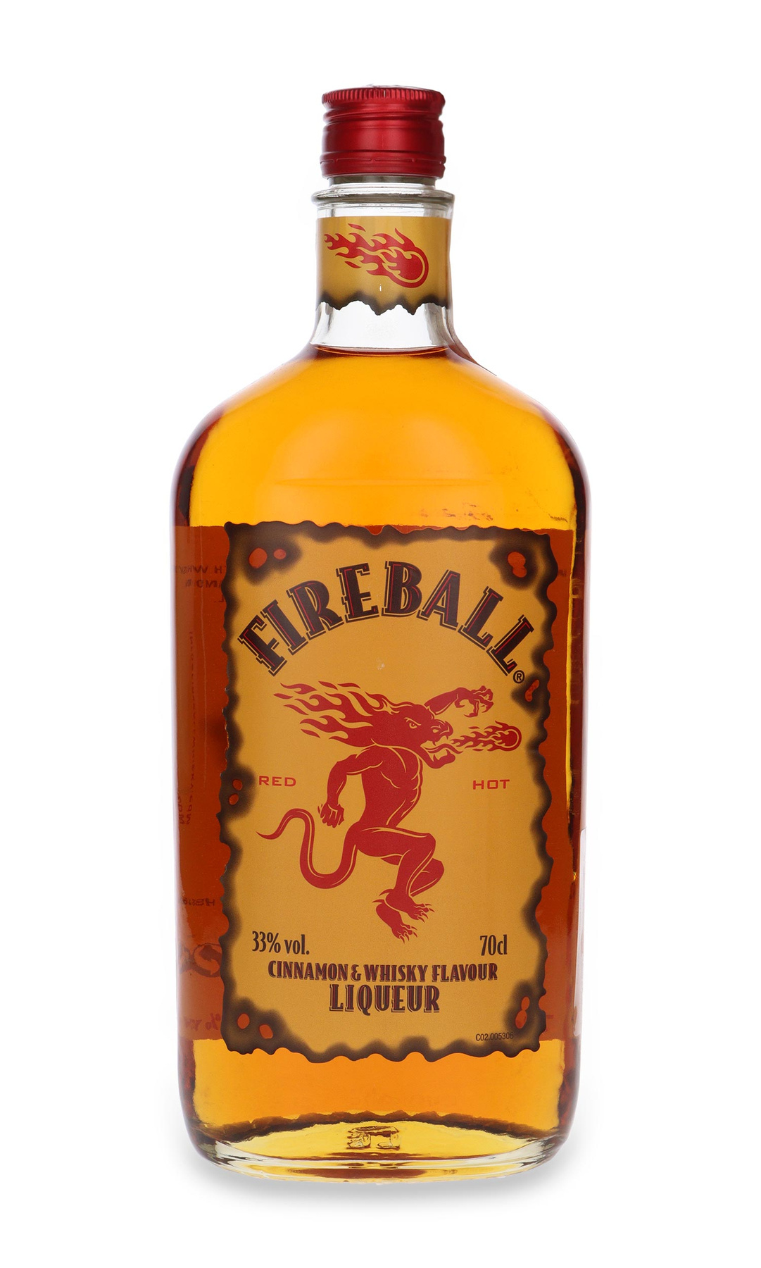 Fireball Cinnamon Whisky Liqueur / 33% / 0,7l | Dom Whisky