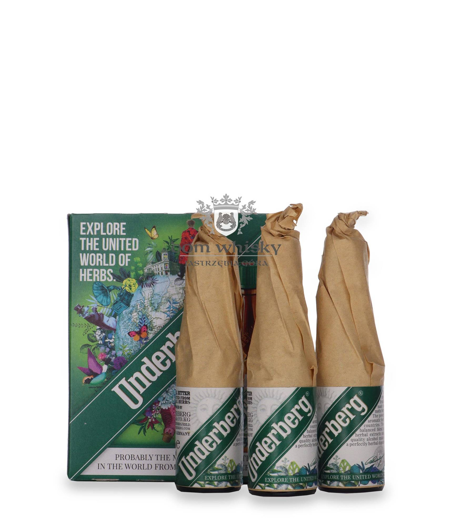 Underberg Bitters Three-pack 44% 3x0.02L - Bitters