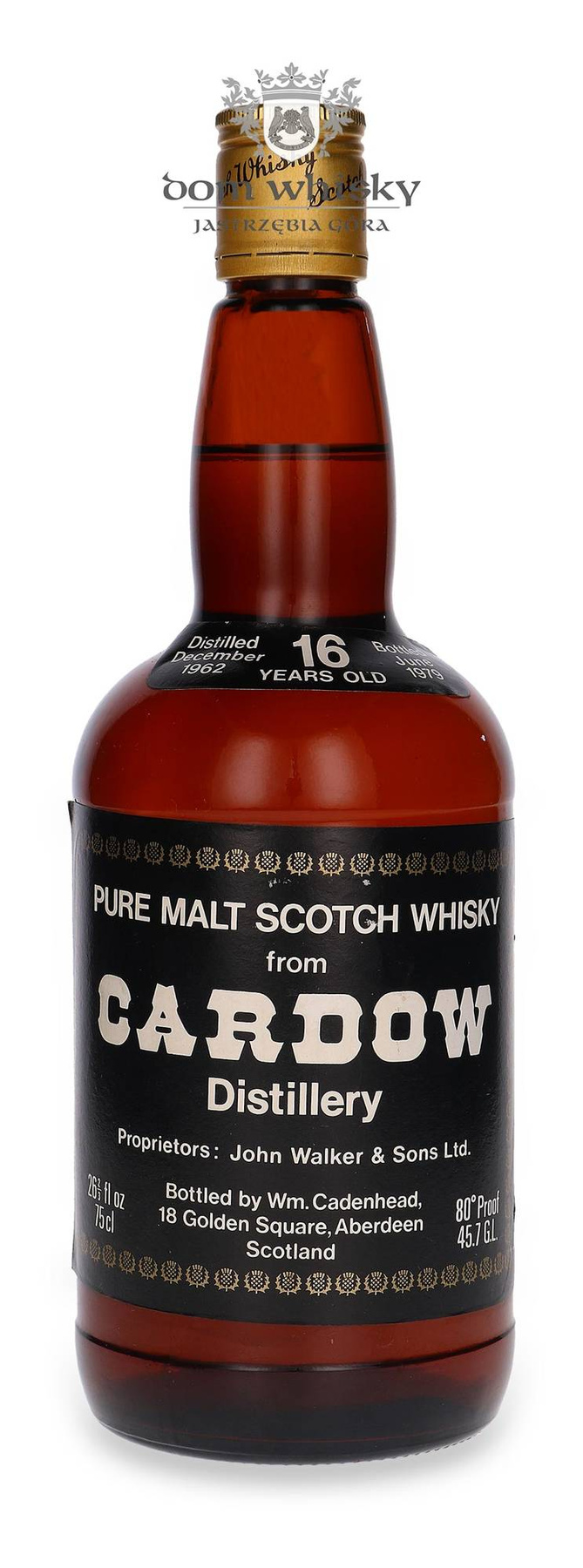 Cardhu 16-letni (1962) Cadenhead’s 45,7% 0,7l Speyside