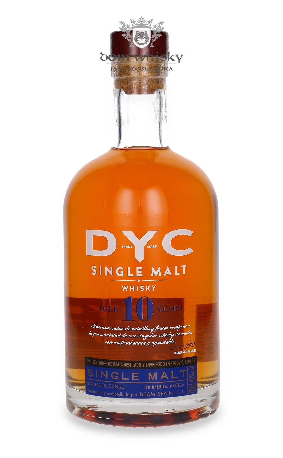 Dyc 10-letni Single Malt Whisky 40% 0,7l Hiszpania