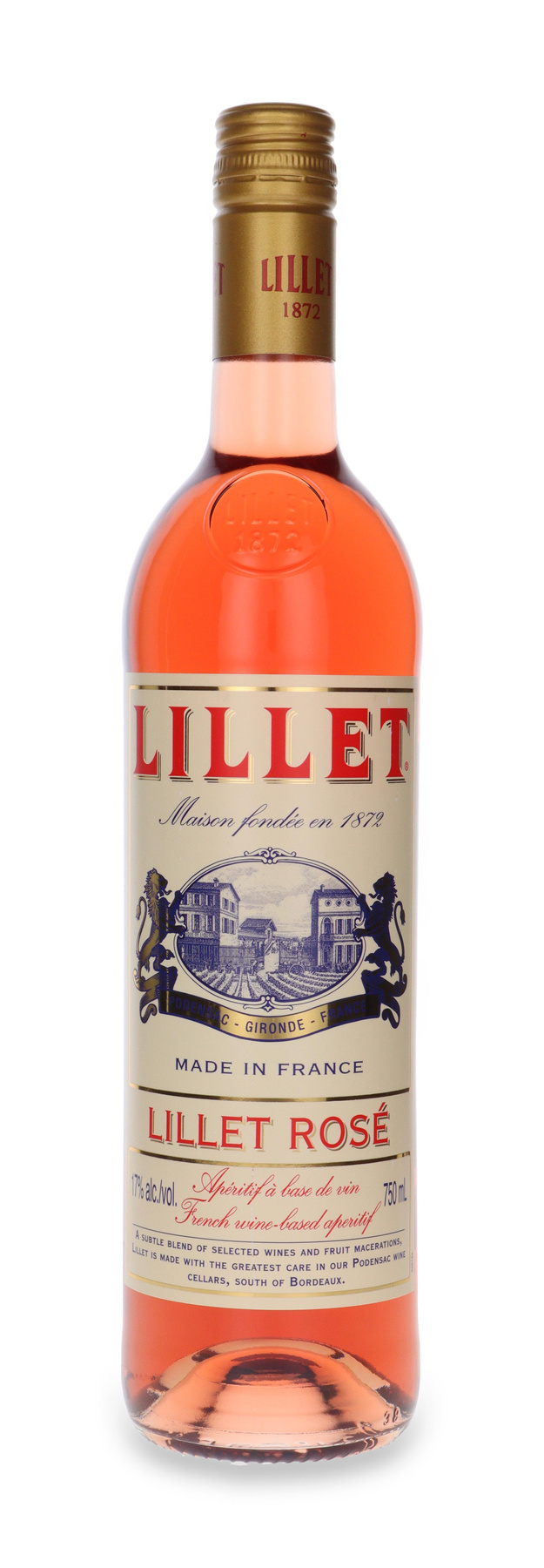 Lillet Rose Aperitif 17% 0,75l - Francuski Likier Premium