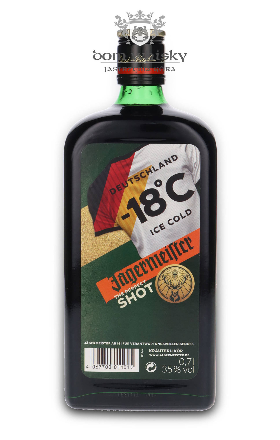 Jagermeister Label Football Shirt Germany 35% 0,7l Bitter