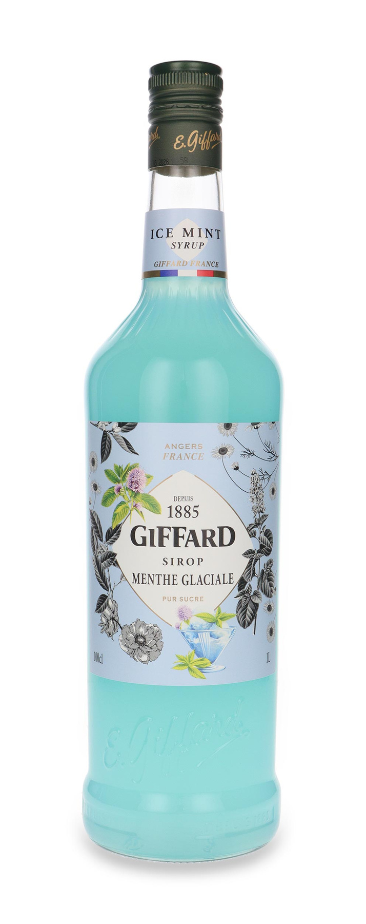 Giffard Ice Mint Bar Syrup 1L - Syrups Online