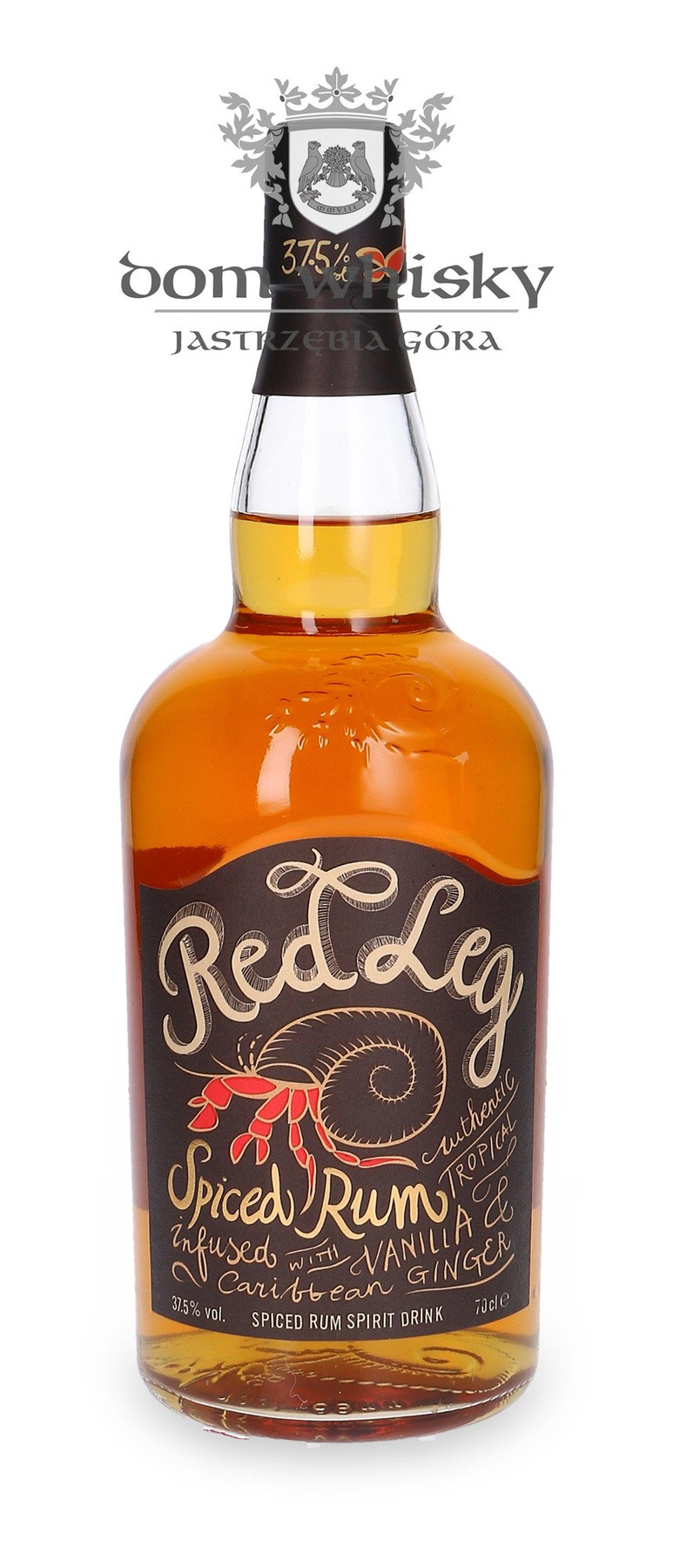 RedLeg Spiced Rum 37,5% 0,7l – Karaibski Rum z Imbirem