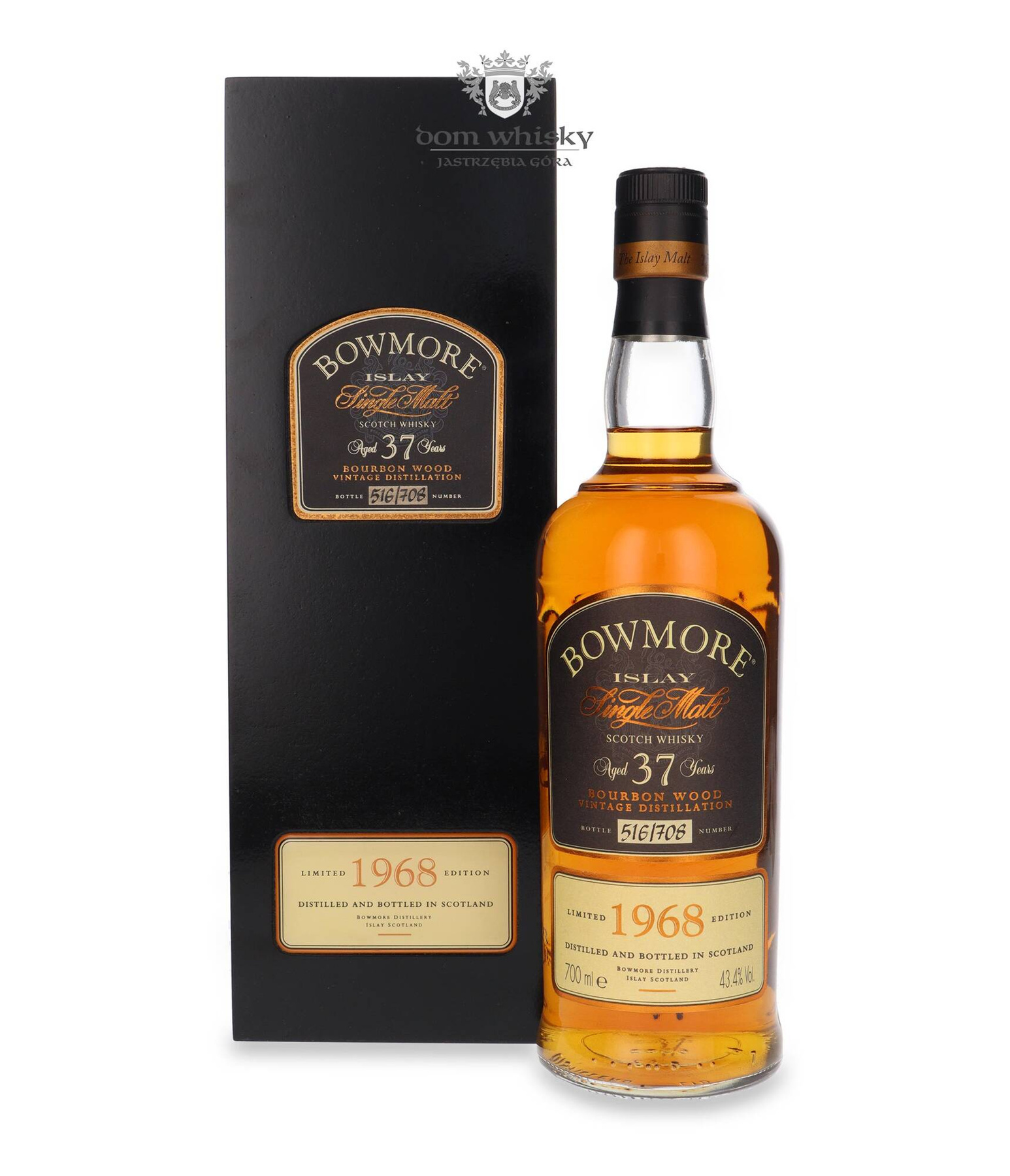 Bowmore 37 Year Old 1968 Vintage Islay Whisky 43.4% 0.7l