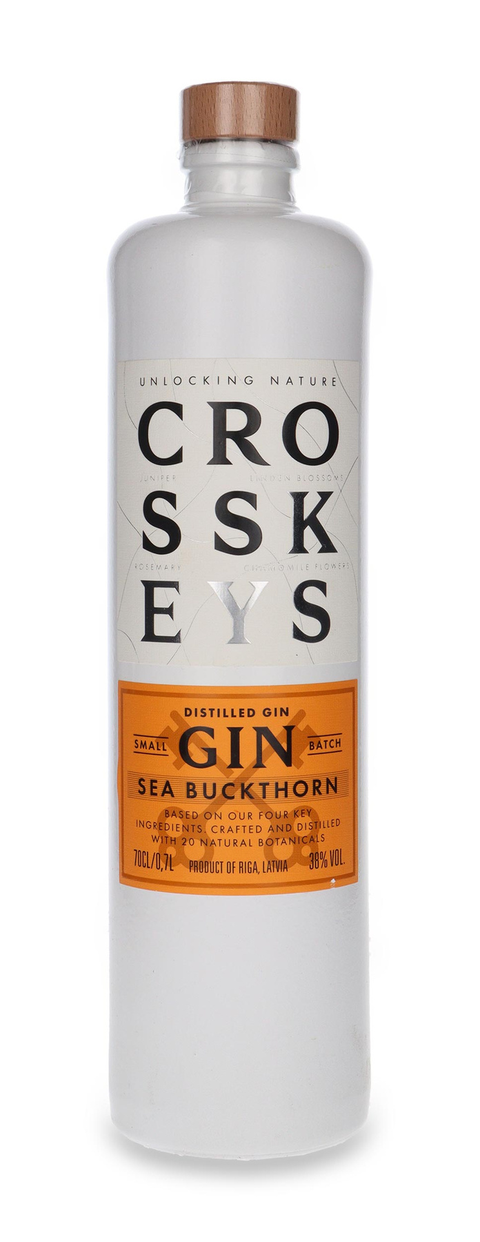 Cross Keys Sea Buckthorn Gin 38% Latvia 0.7l | Premium Gin