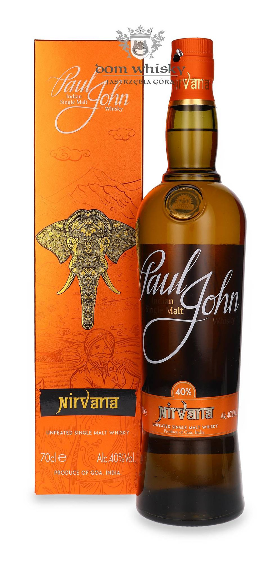 Paul John Nirvana 40% Indian Whisky 0.7l - Single Malt