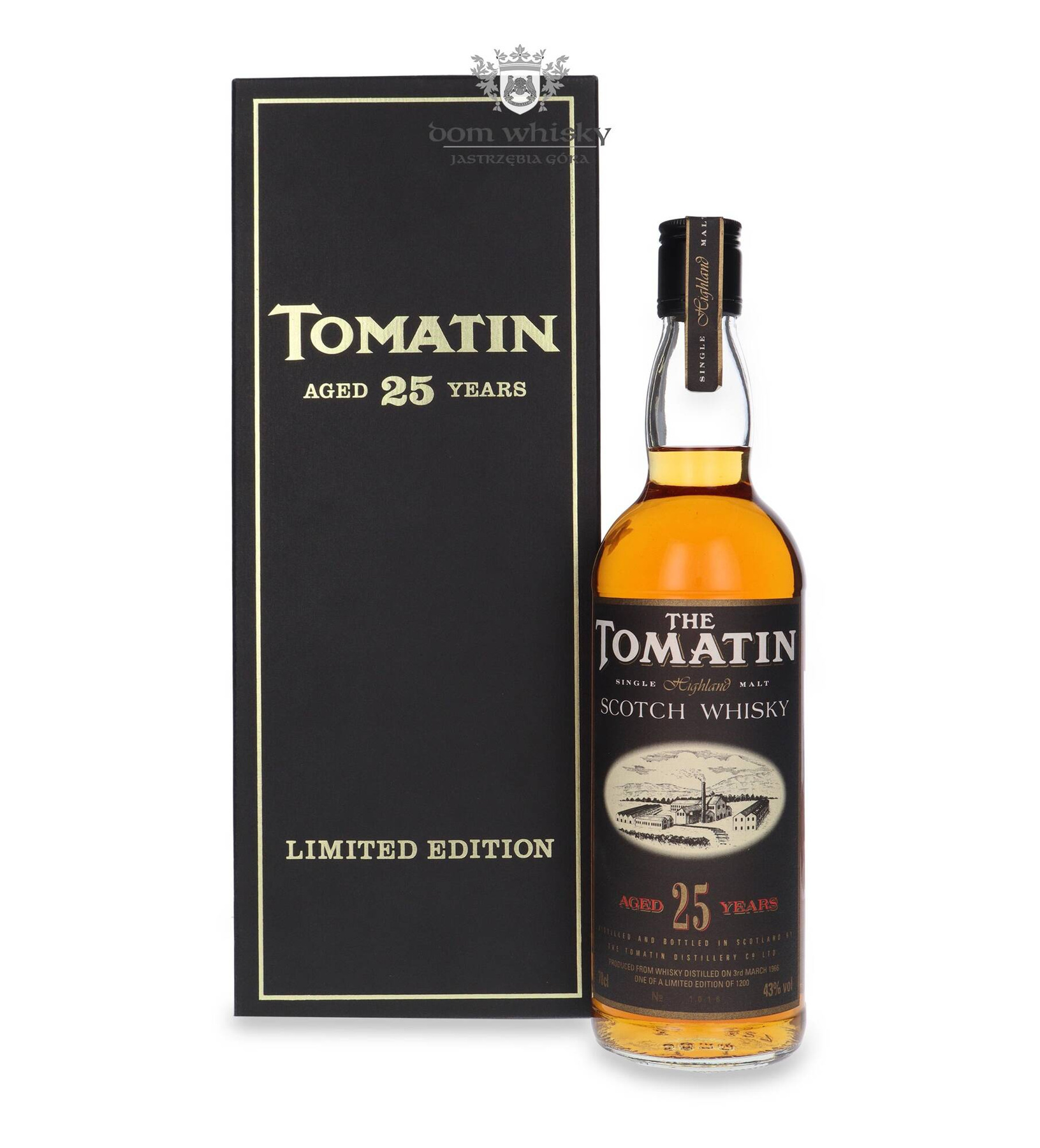 Tomatin 1966 25 Year Old Limited Edition 43% 0.7l Scotch Whisky