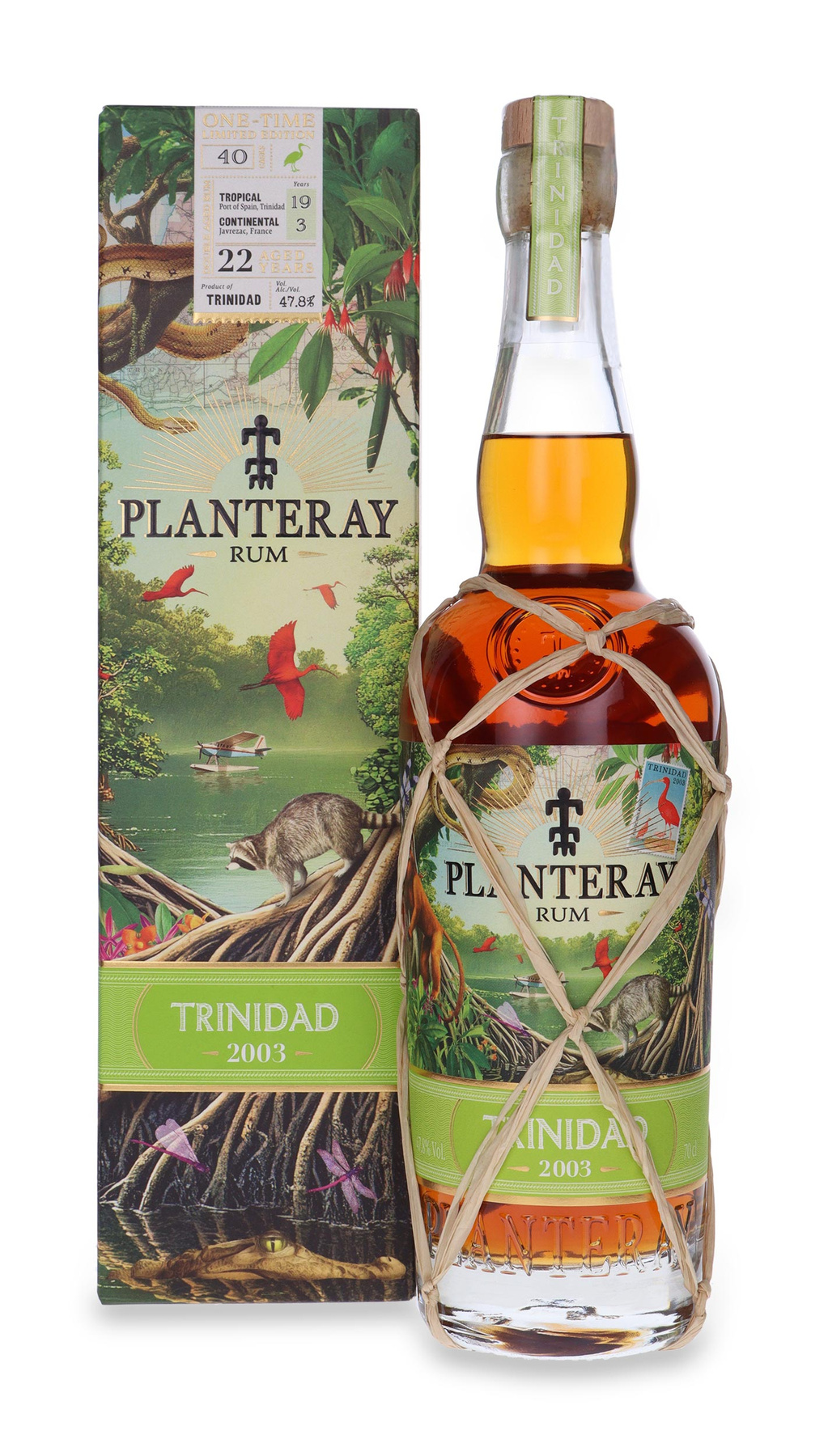 Rum Planteray Trinidad 2003 22-letni 47,8% 0,7L