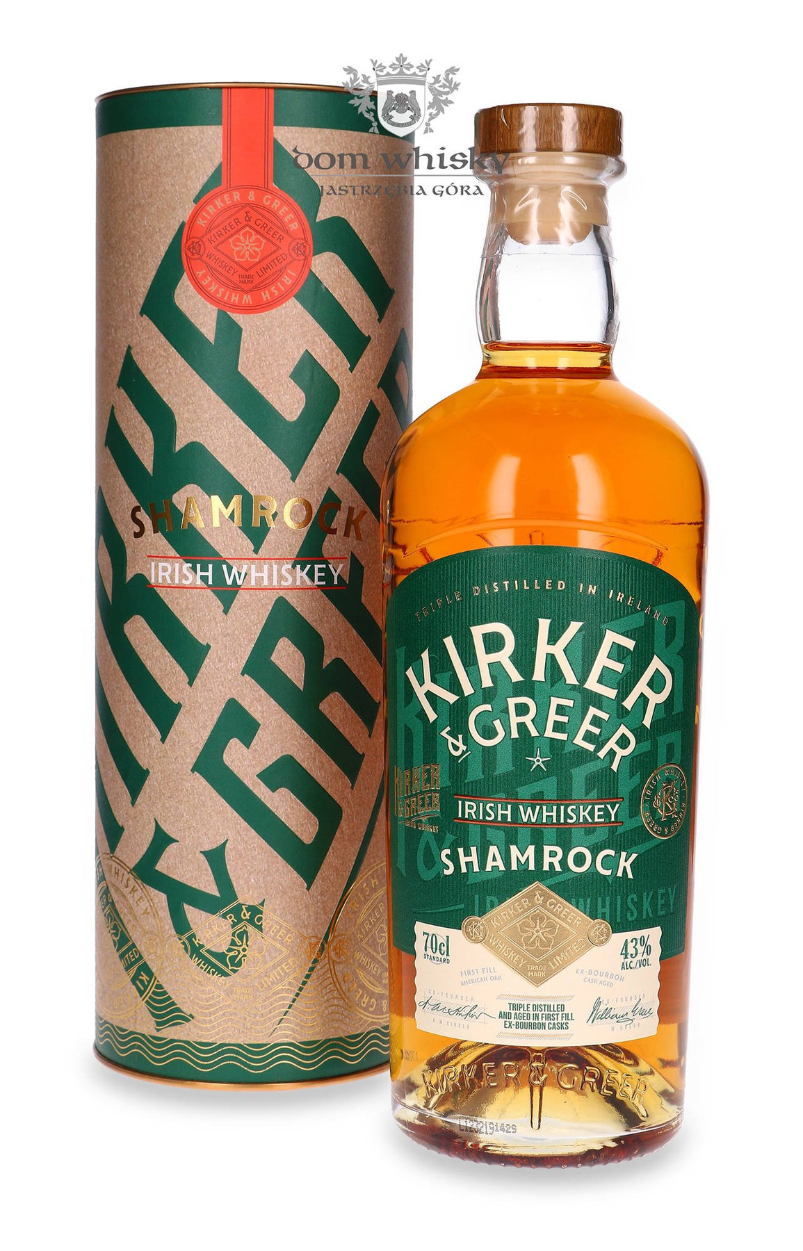 Kirker & Greer Shamrock Irish Whiskey 43% 0.7l Irish