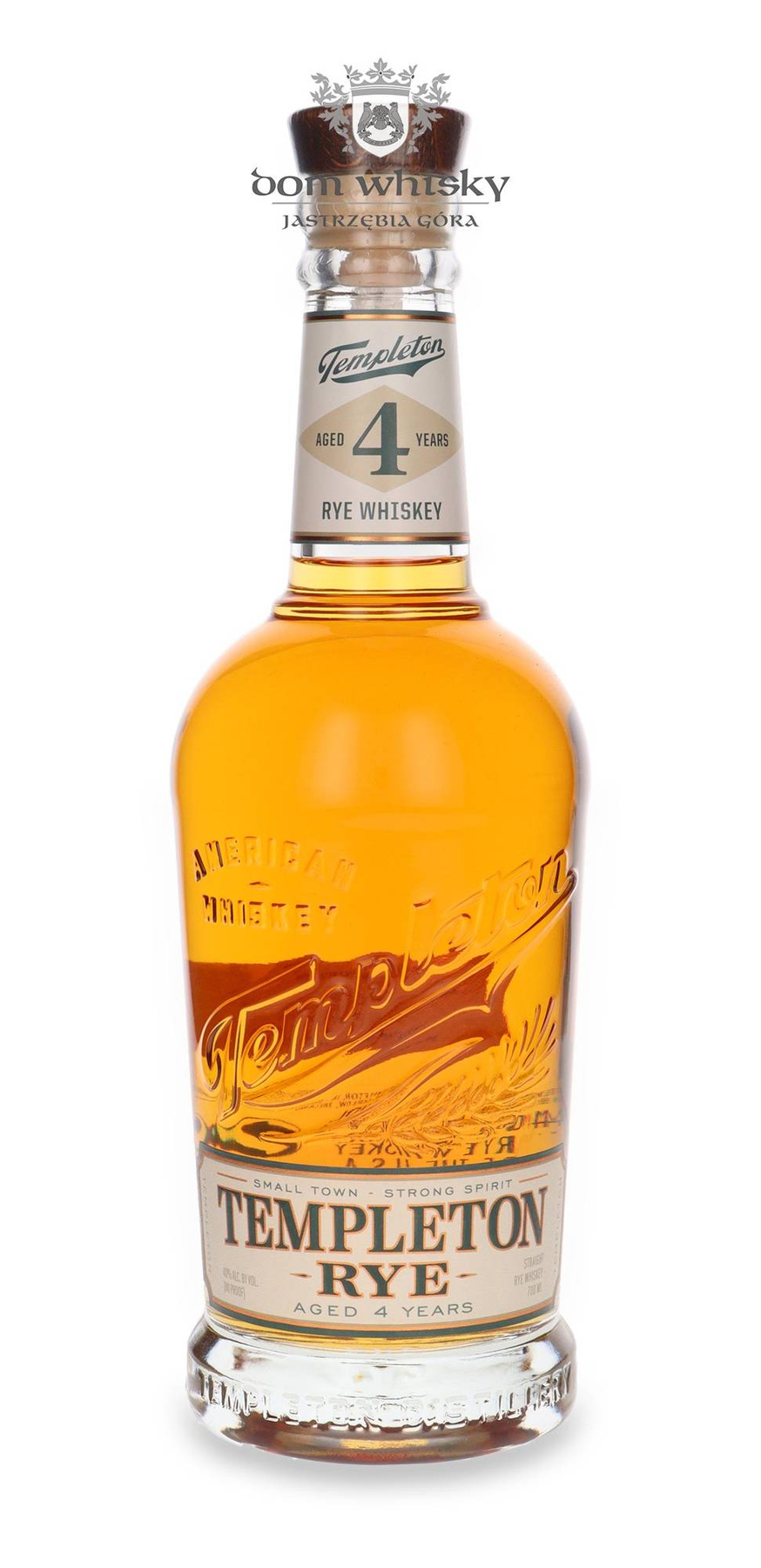 Templeton Rye 4 Year Old Whiskey 40% 0.7l - USA Bourbon