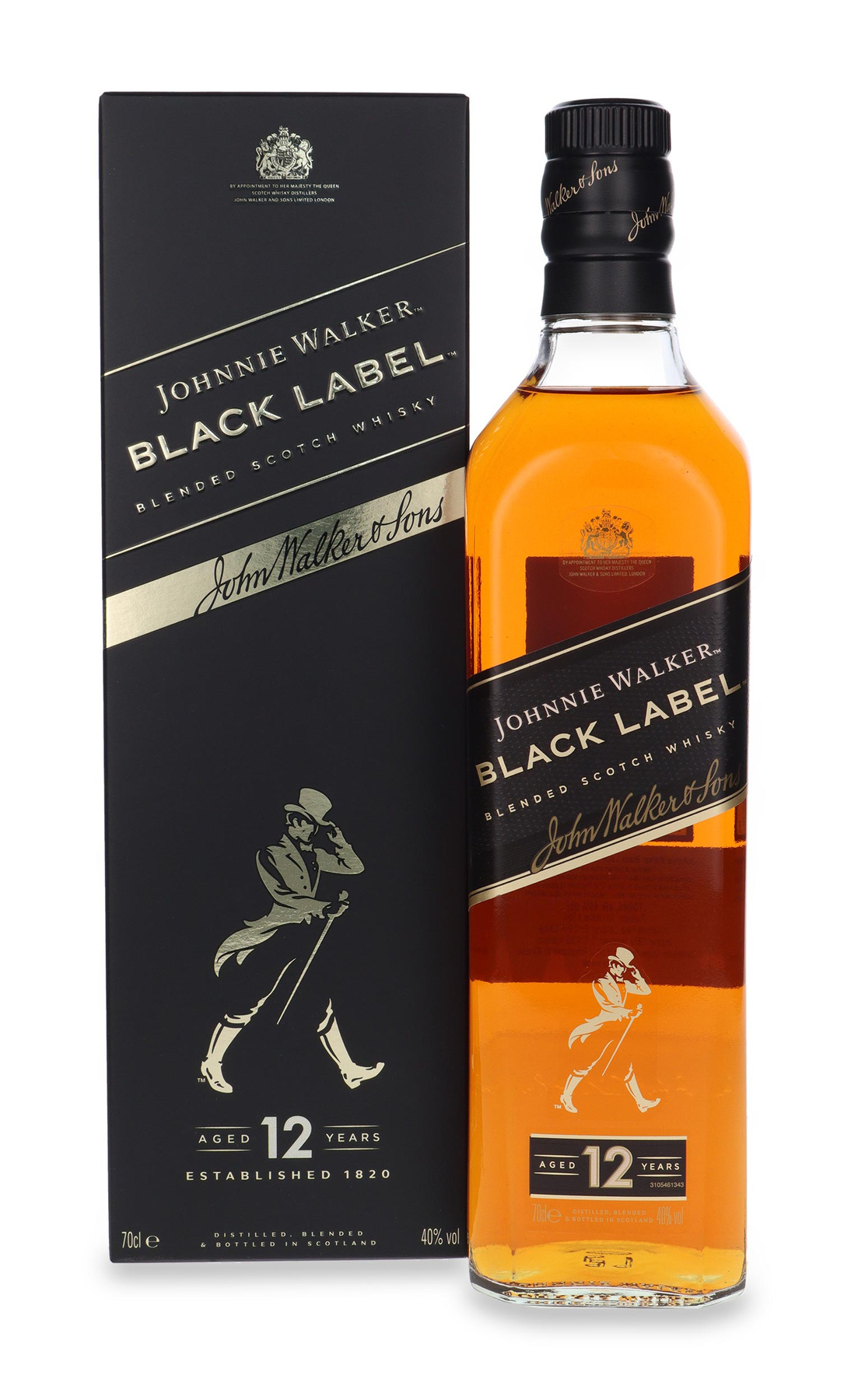 Johnnie Walker Black 12 Year Old 40% 0.7l Blended Whisky | Scotland