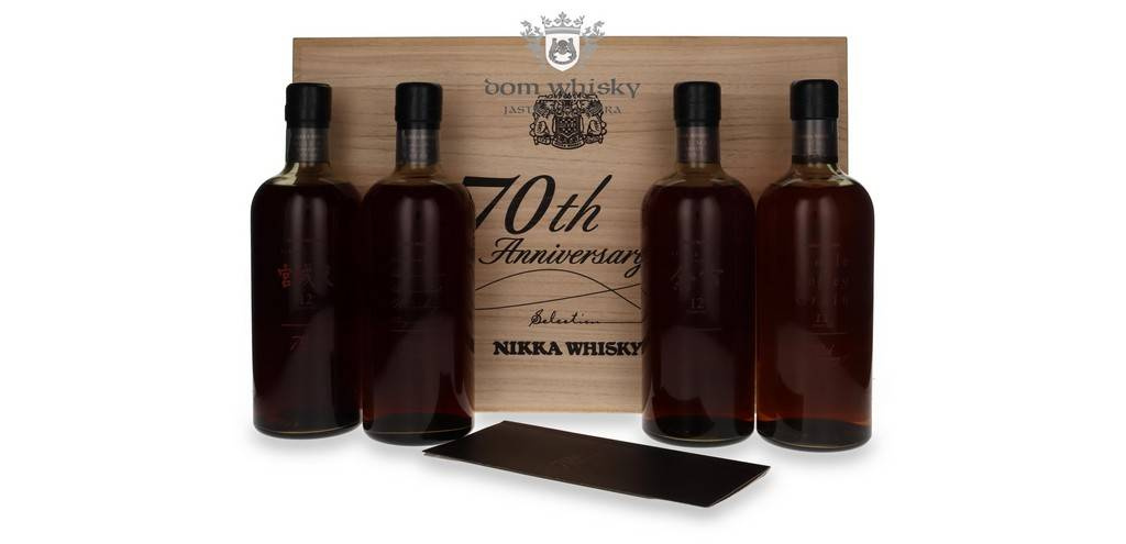 Nikka 70th Anniversary Whisky Set 58% Japan 4x0.7l