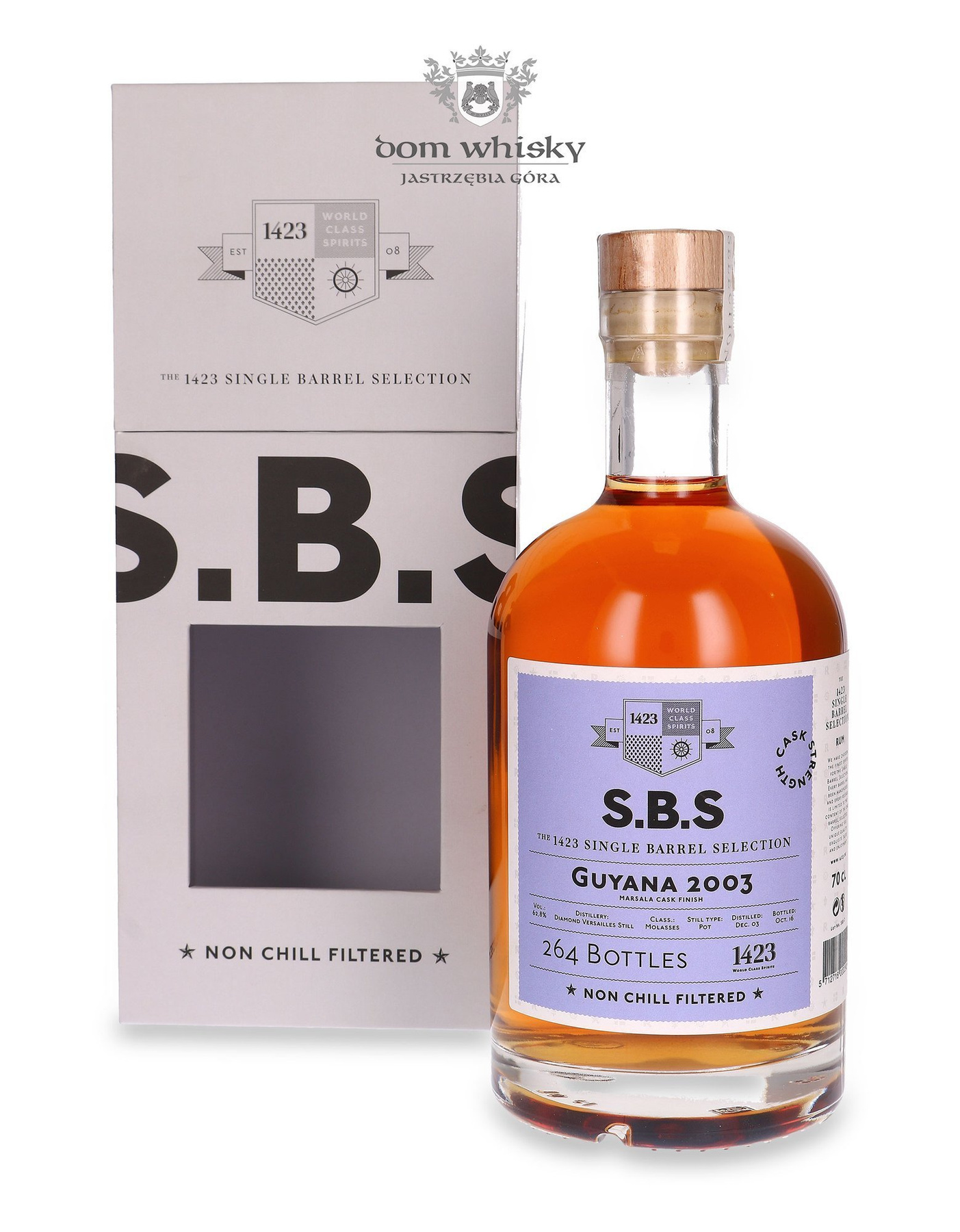 Rum S.B.S. Guyana 2003, 62.8%, 0.7l - Exclusive Rum