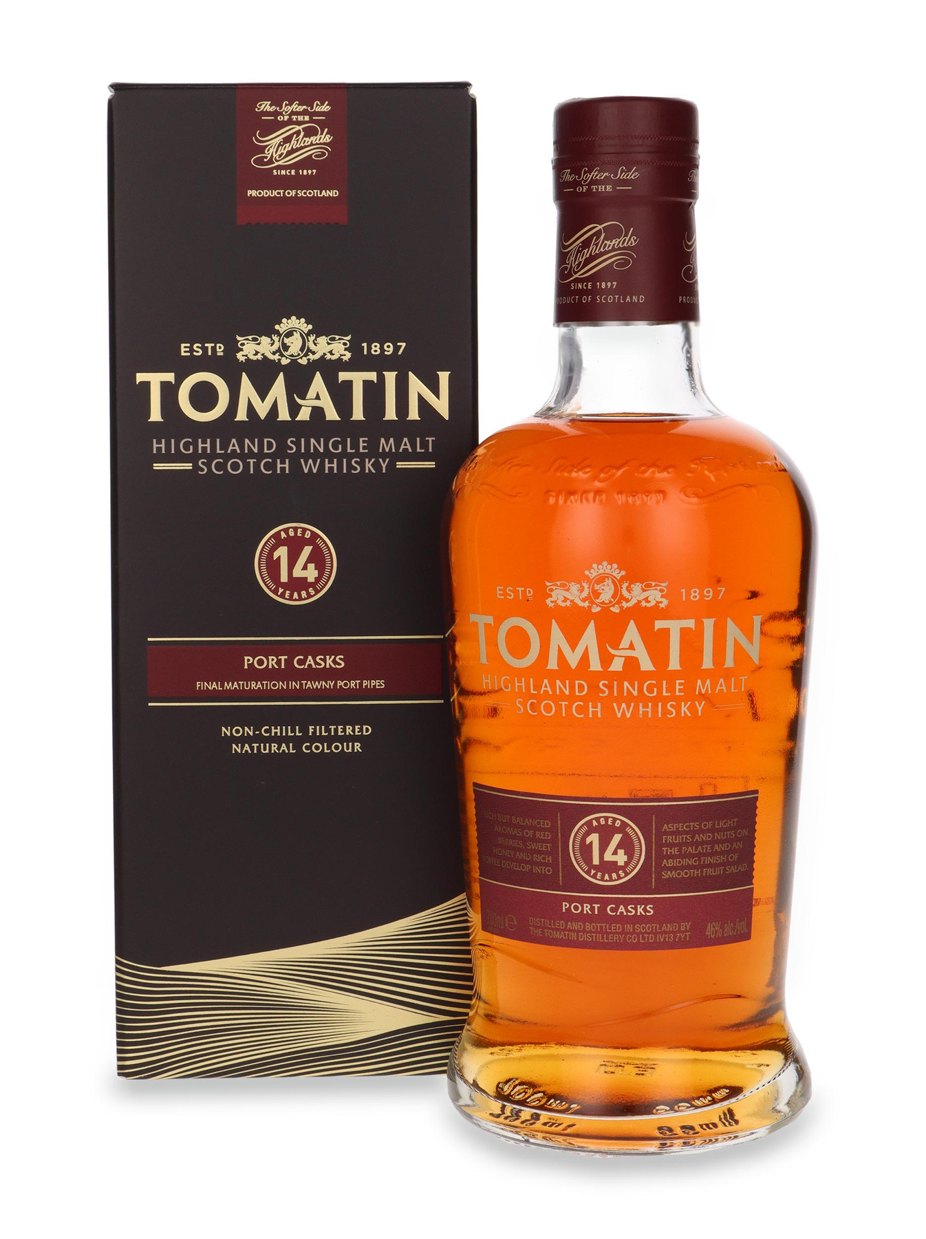 Tomatin 14 Year Old Port Casks 46% 0.7l - Single Malt Whisky