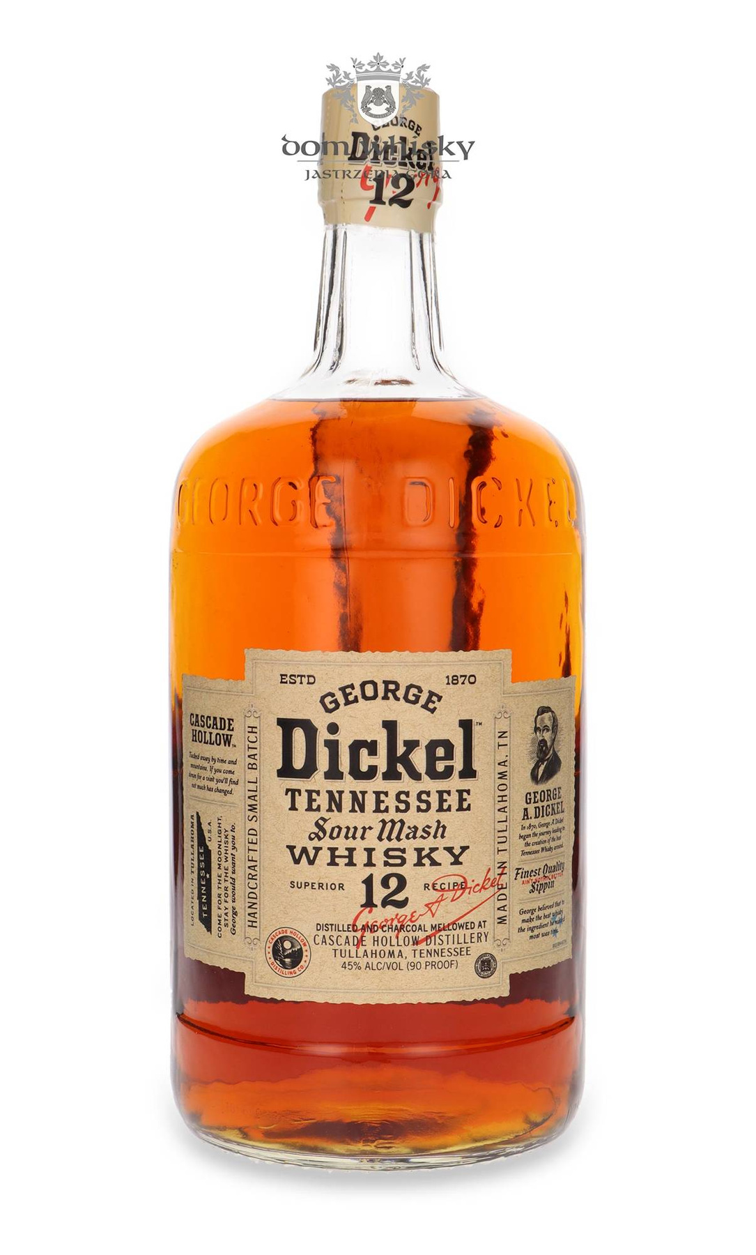 George Dickel Superior Nº12 Tennessee Whisky 45% 1.75l