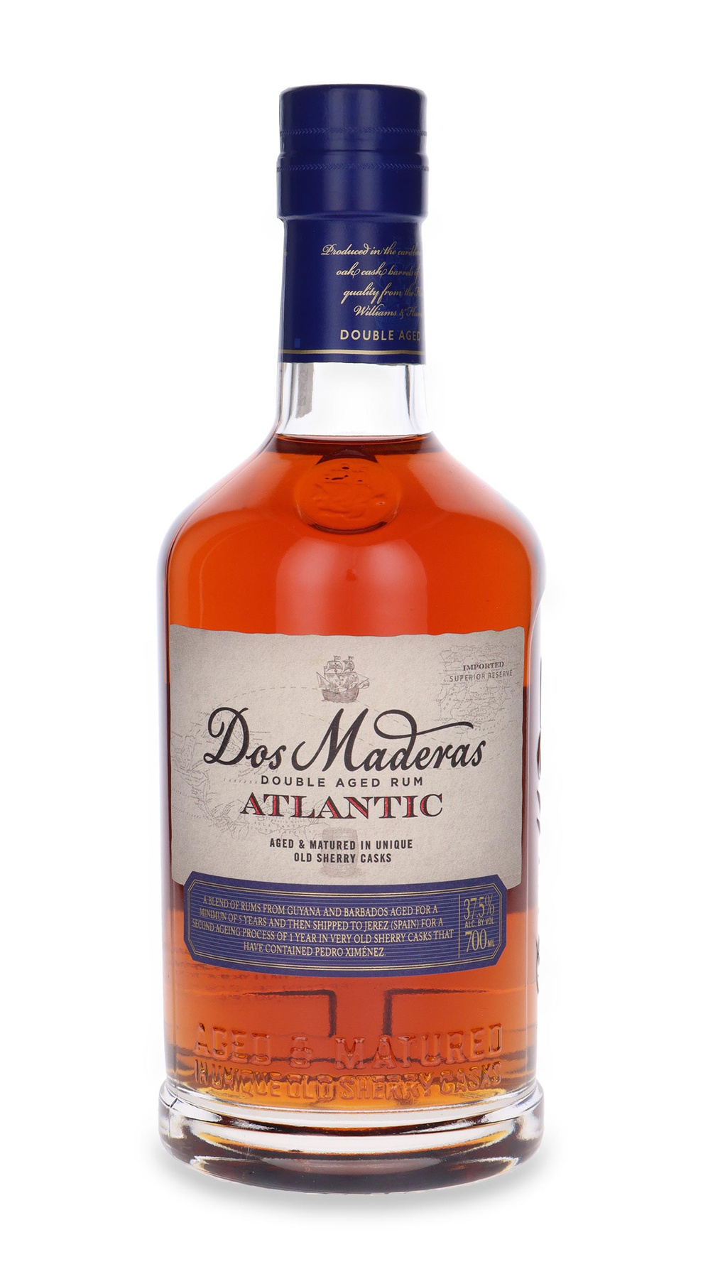 Dos Maderas Atlantic Double Aged Rum 37,5% 0,7l Rum