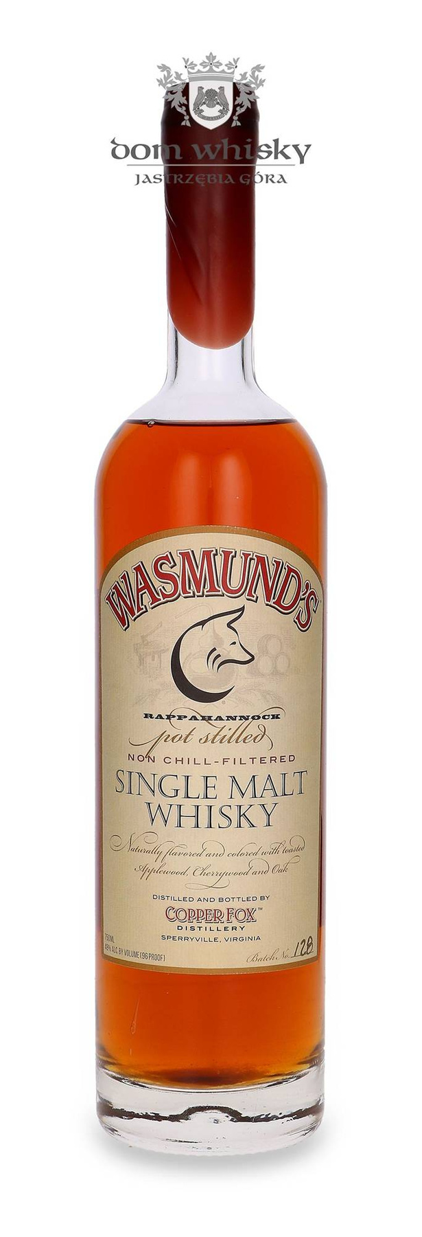 Wasmund's Rappahannock Single Malt Whisky 48% 0.75l USA