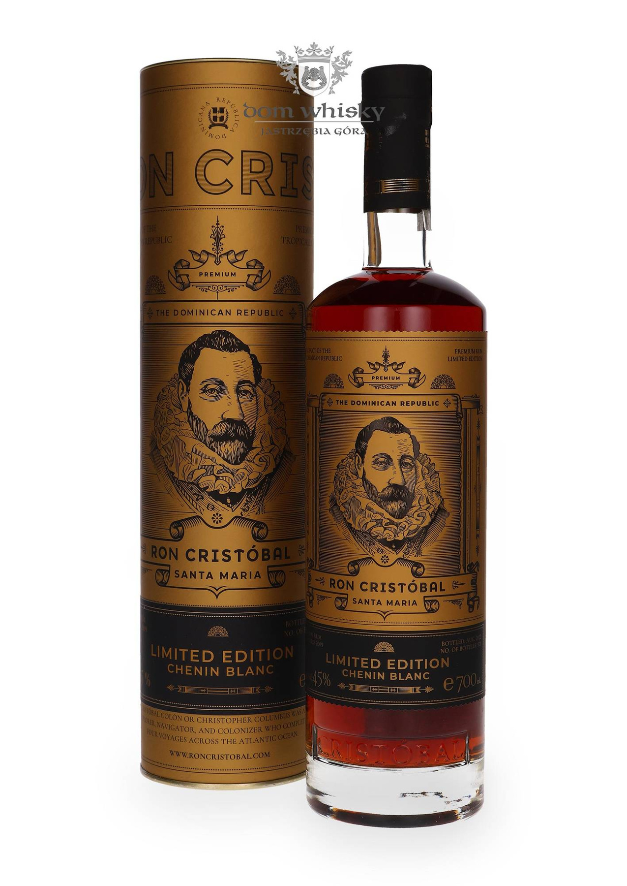 Ron Cristobal Chenin Blanc Rum 45% 0,7l - Dominicana