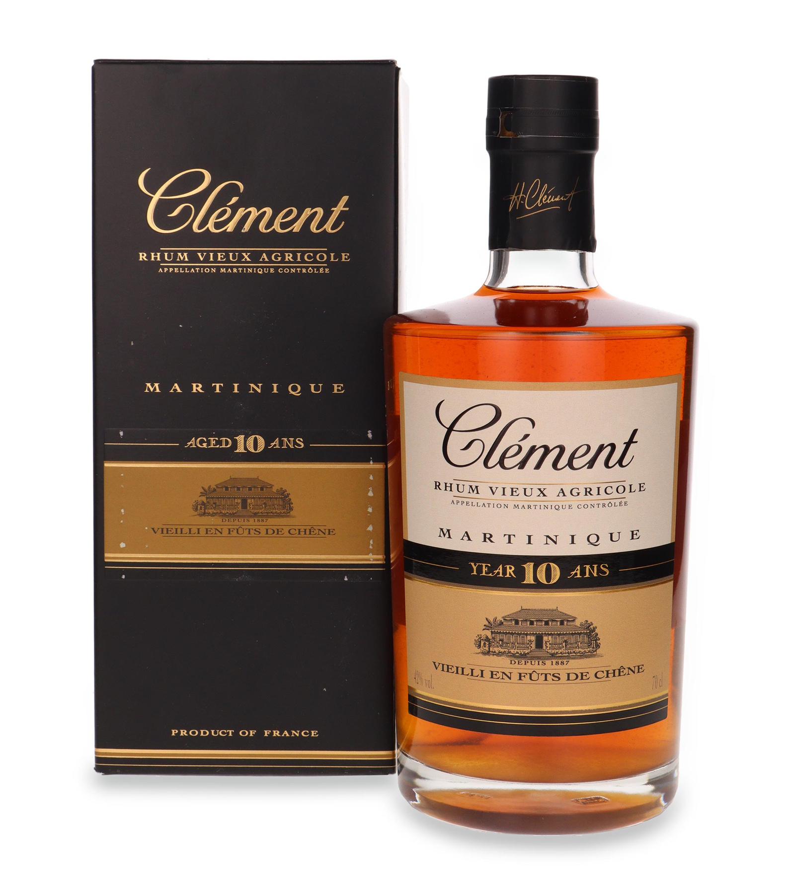Clement Rum Vieux Agricole 10 Year Old 42% 0.7l Martinique