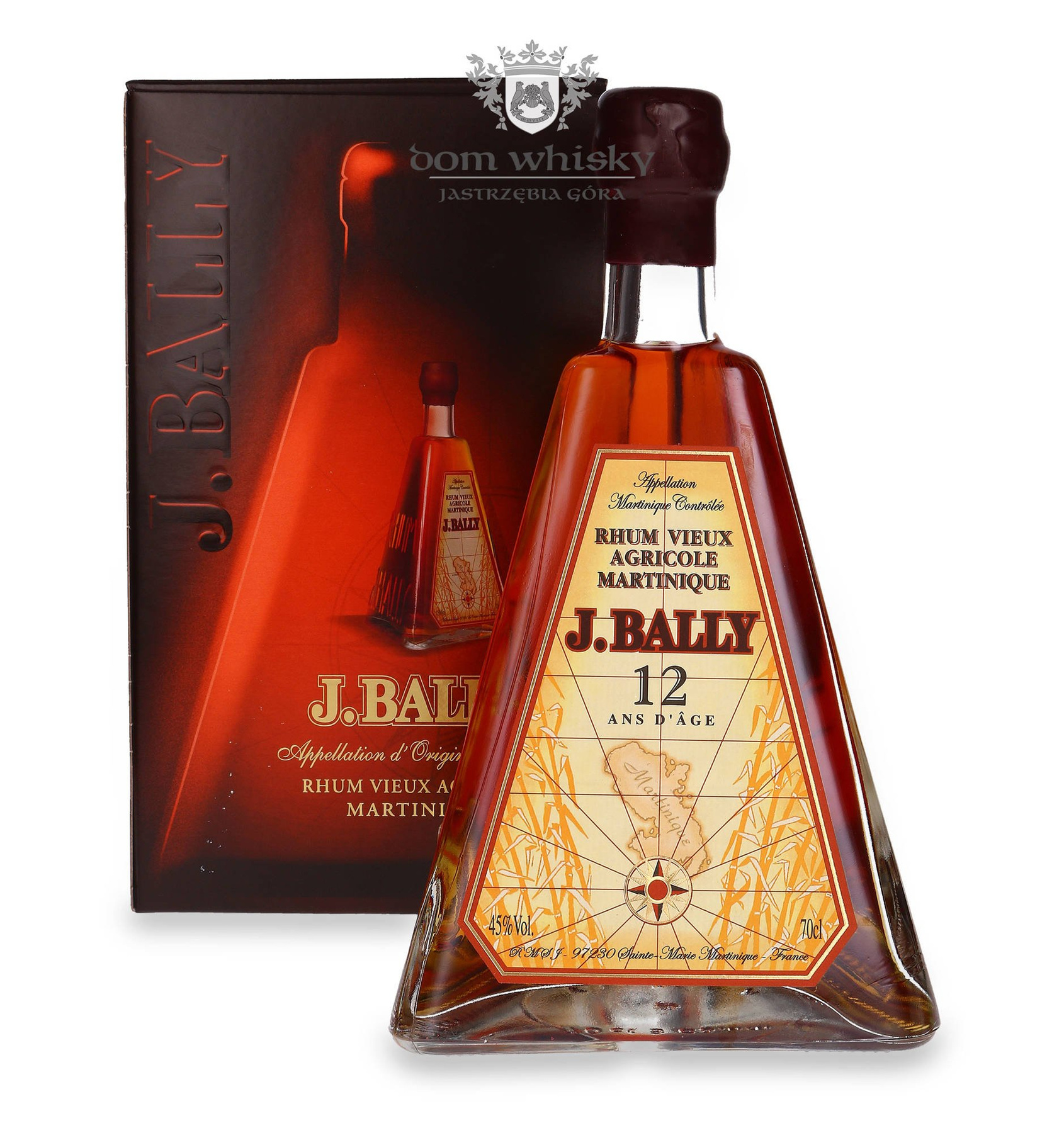 J.Bally 12 Year Old Rhum Vieux Agricole 45% 0.7l Martinique Rum
