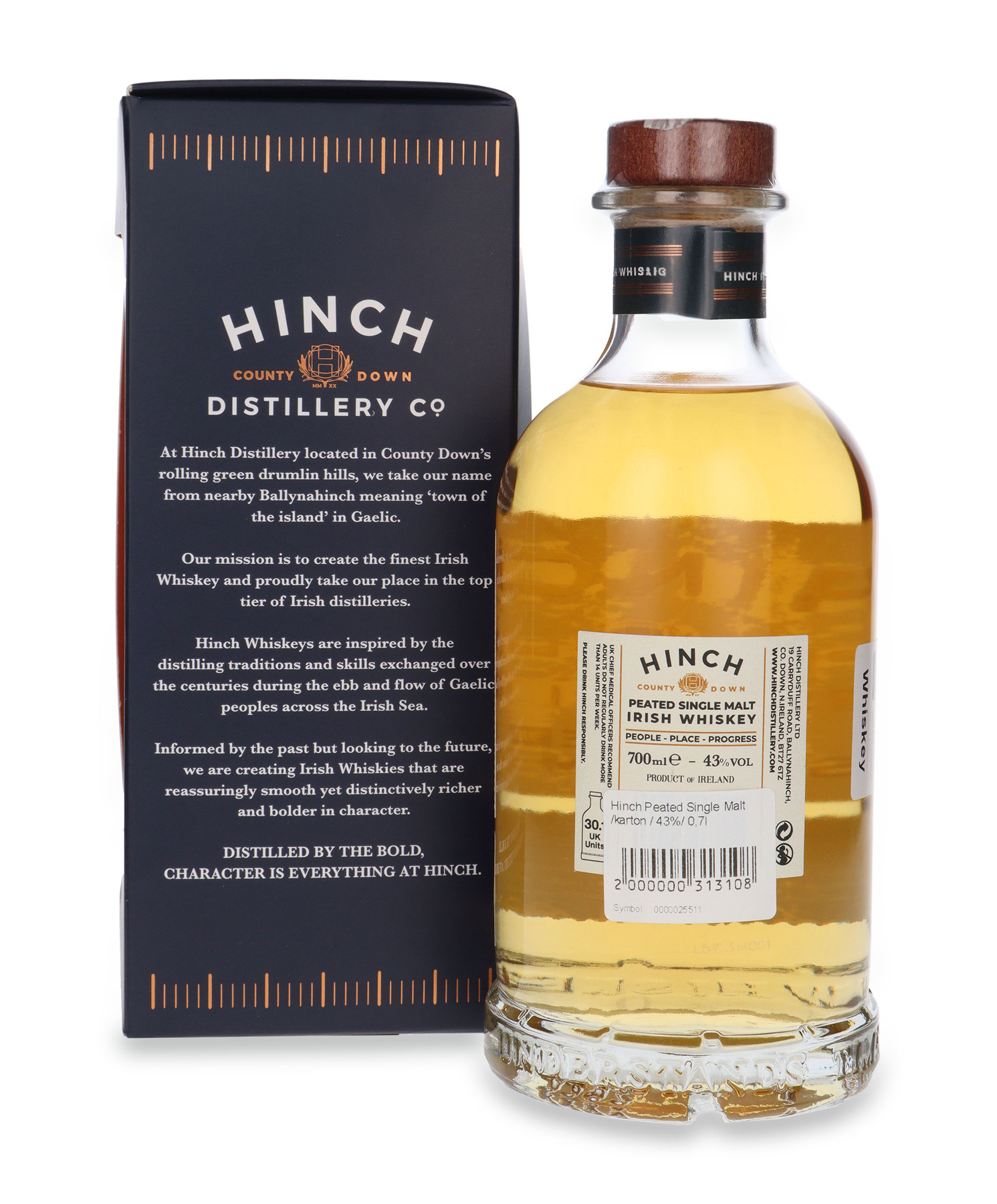 Hinch Small Batch Bourbon Cask Irish Whiskey 43% 0.7l