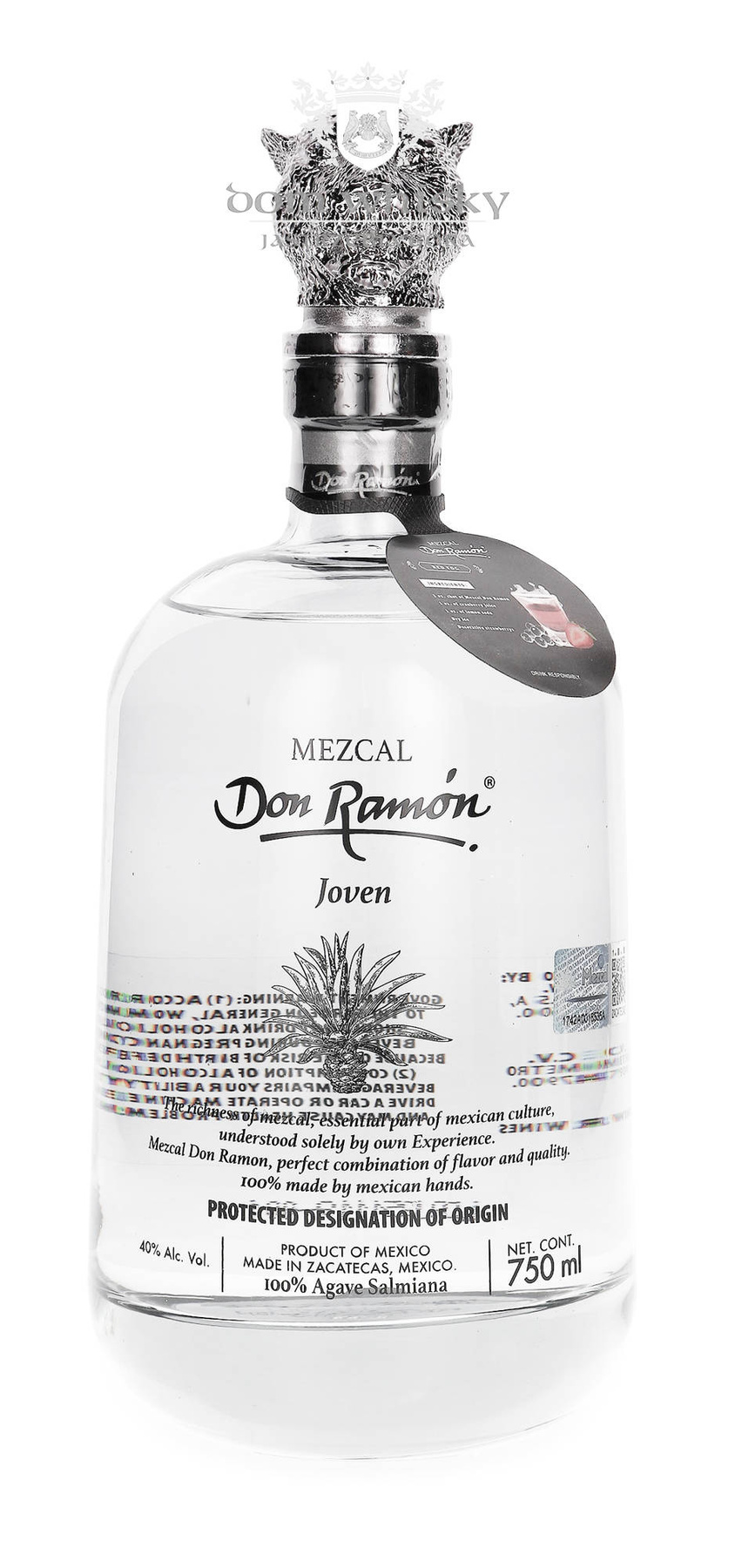 Mezcal Don Ramón Joven Transparente 40% 0.75l - Mezcal & Sotol