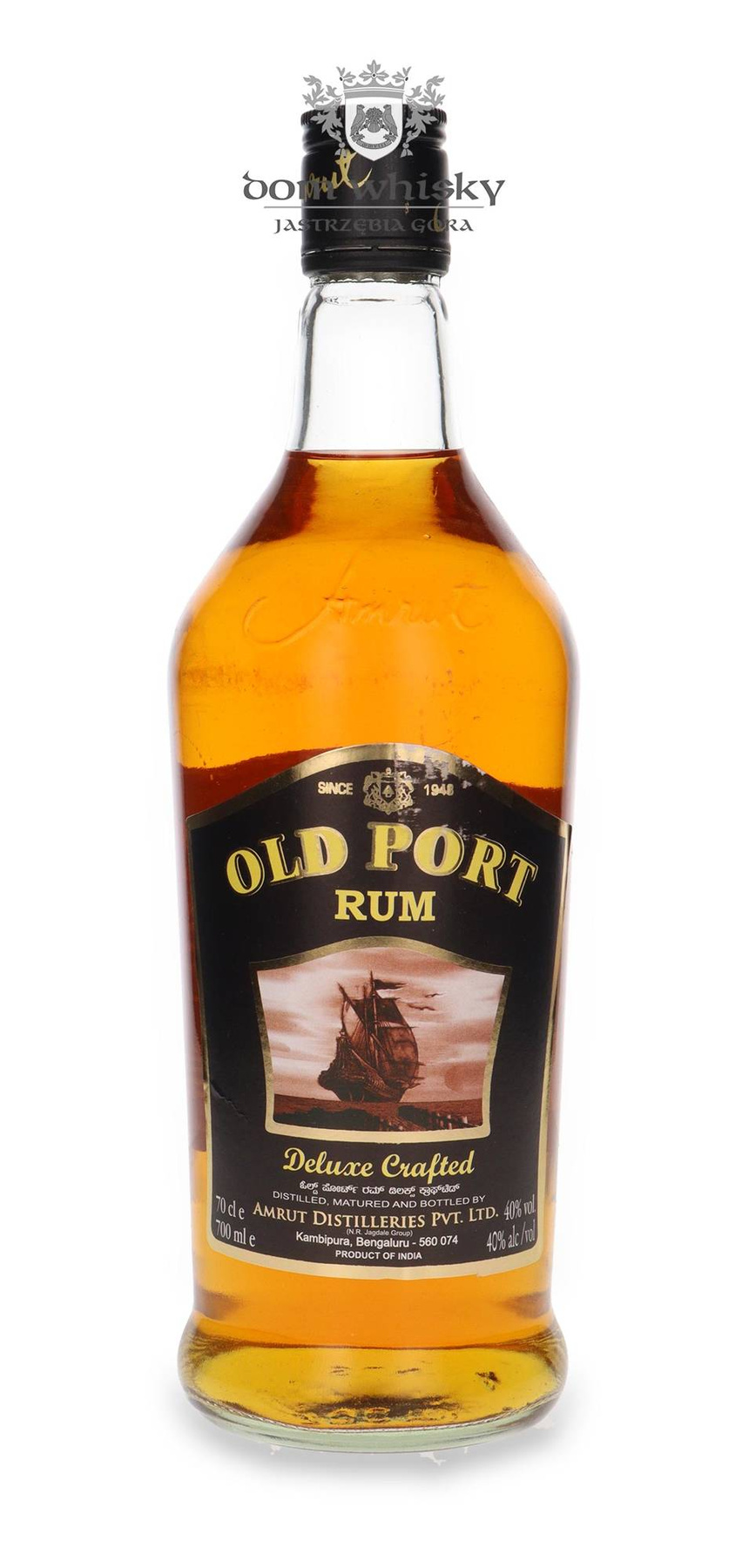 Amrut Old Port Rum Deluxe Indian Rum 40% 0.7l