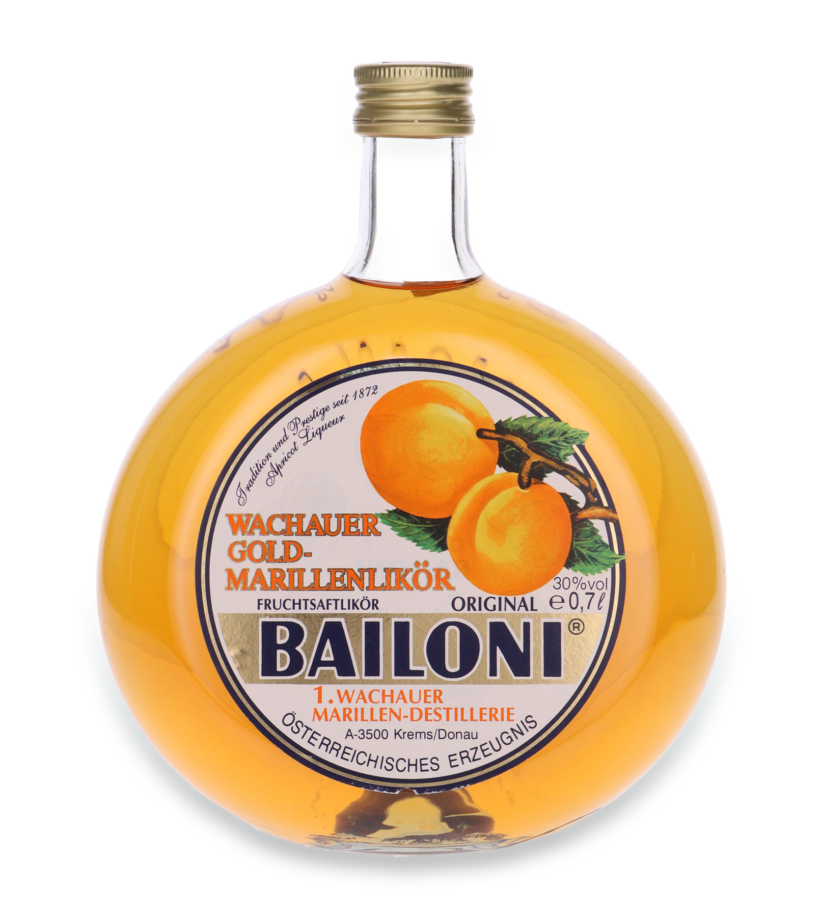 Bailoni Original Gold Marillenlikor 30% 0.7l - Aprikos Liqueur