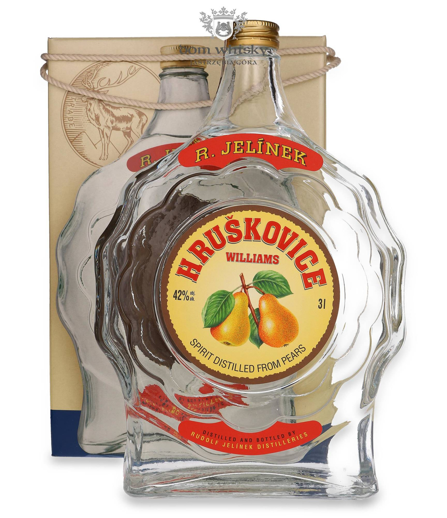 Vodka Jelinek Pear Williams 42% 3.0l Okowita