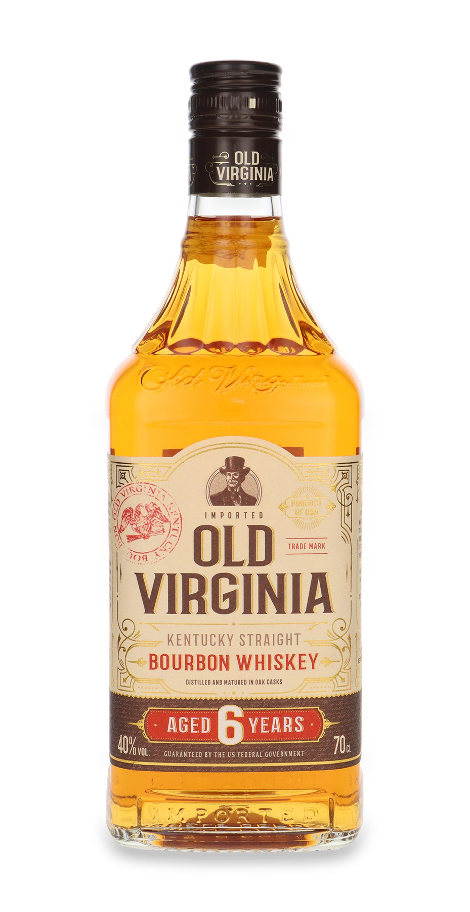 Old Virginia 6 Year Old Bourbon Whisky 40% 0.7l USA